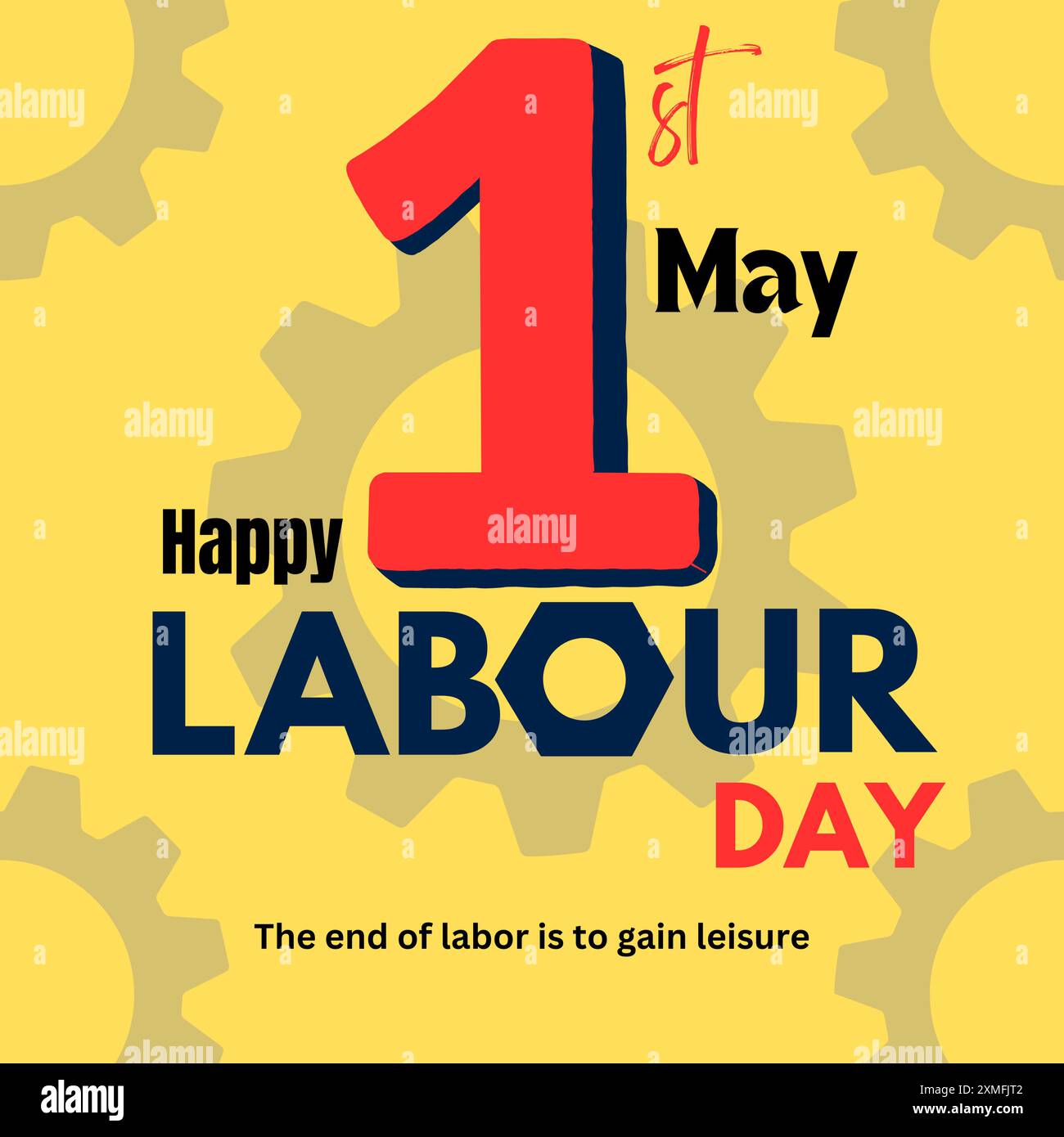Happy Labour Day banner. Creative Design template. Vector illustration. 1st May - Happy Labour ...