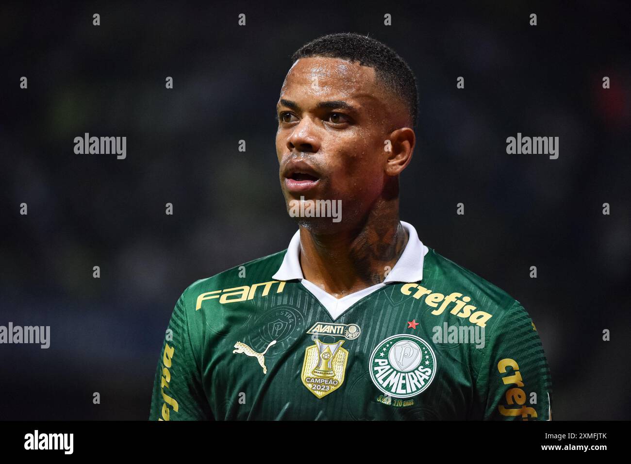Sao Paulo, Brazil. 27th July, 2024. Caio Paulista player from Palmeiras ...