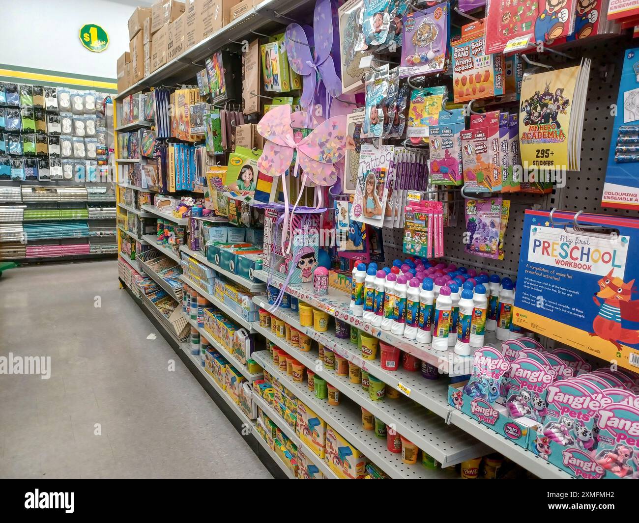 Dollarama store inside hi-res stock photography and images - Alamy