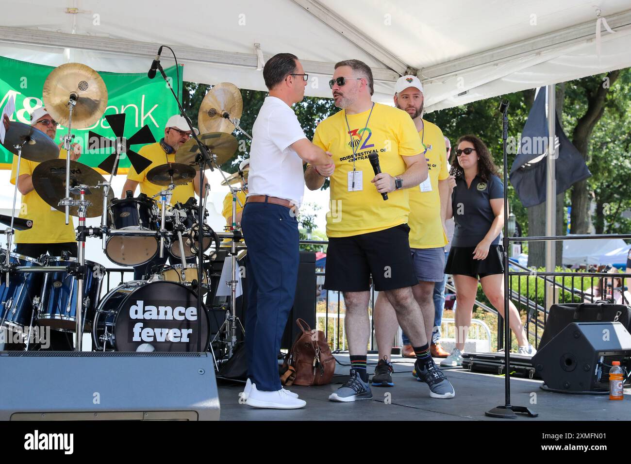 Harrisburg, United States. 27th July, 2024. Pennsylvania Governor Josh ...