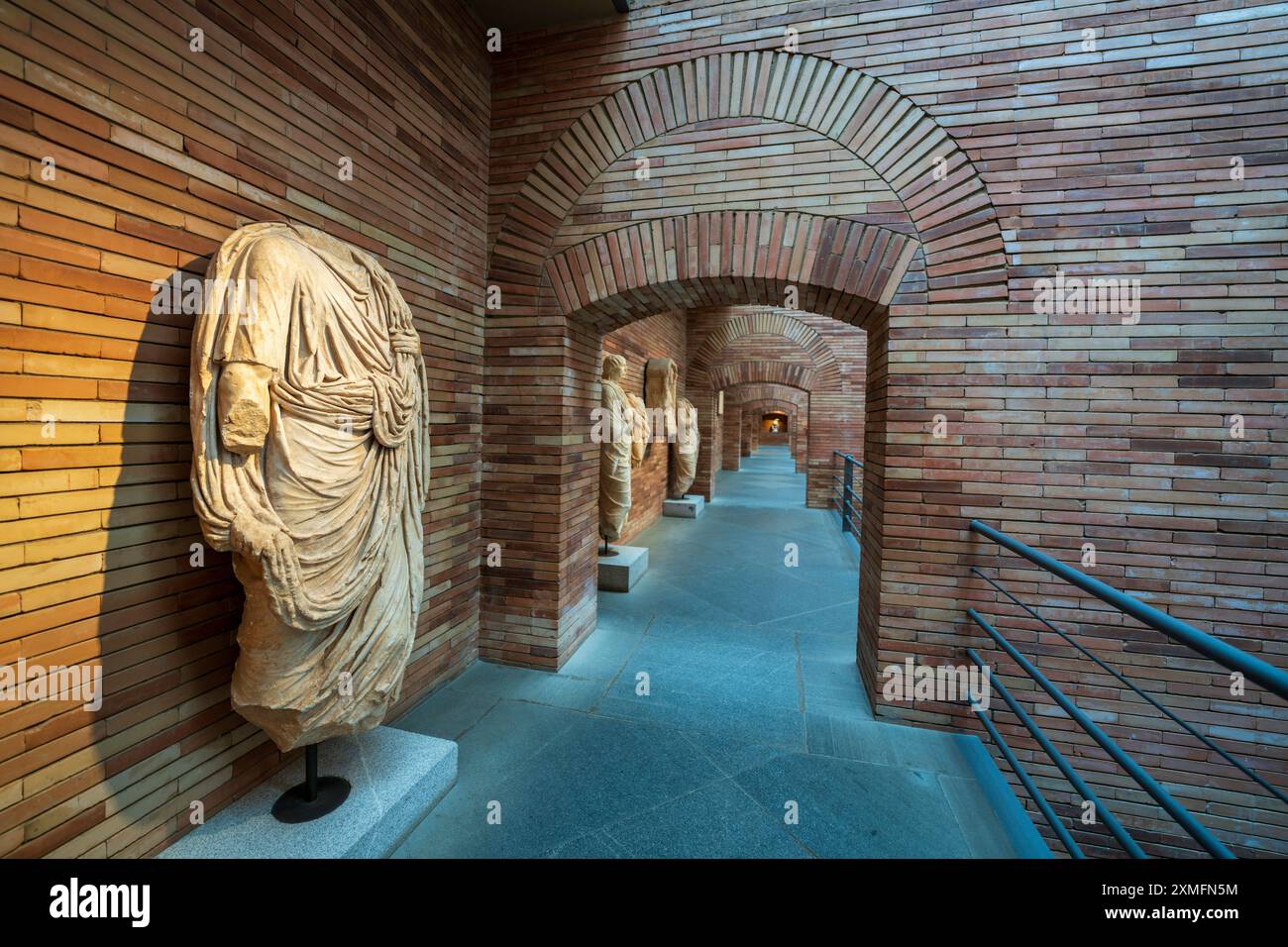 Inside the Merida National Museum of Roman Art, an archaeology museum ...