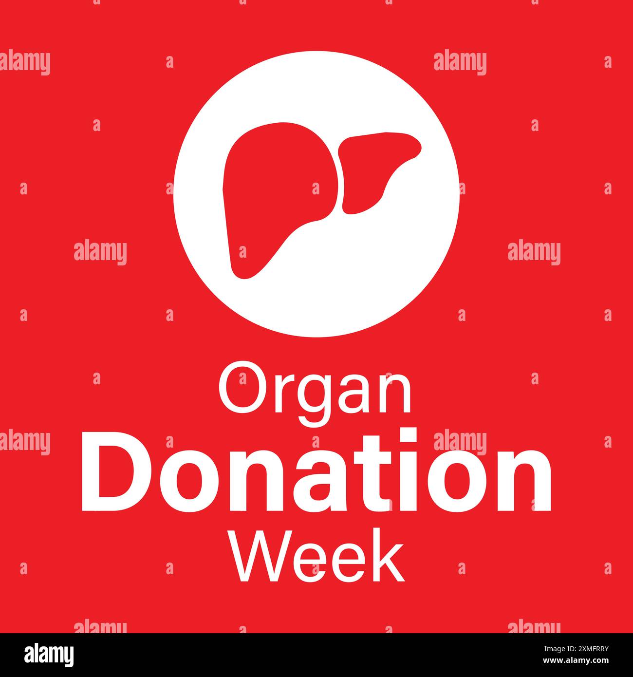 Organ donation week vector design and artwork. 2nd September. National ...