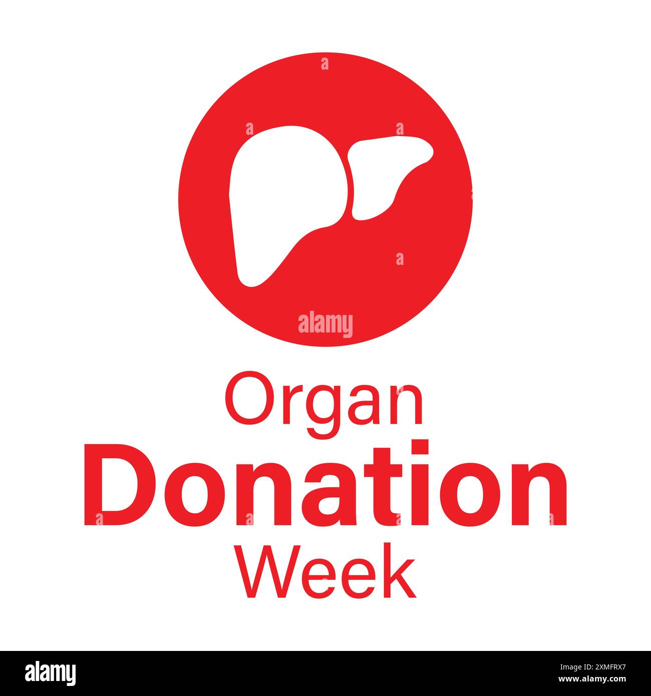 Organ donation week vector design and artwork. 2nd September. National ...