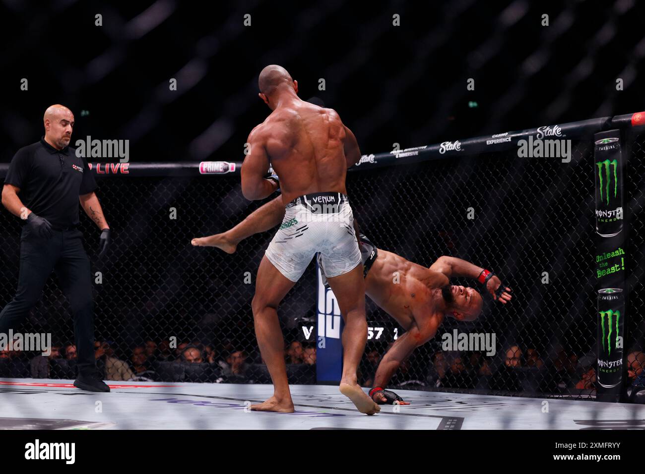 Gregory Rodrigues (L) and Christian Leroy Duncan during in action the ...