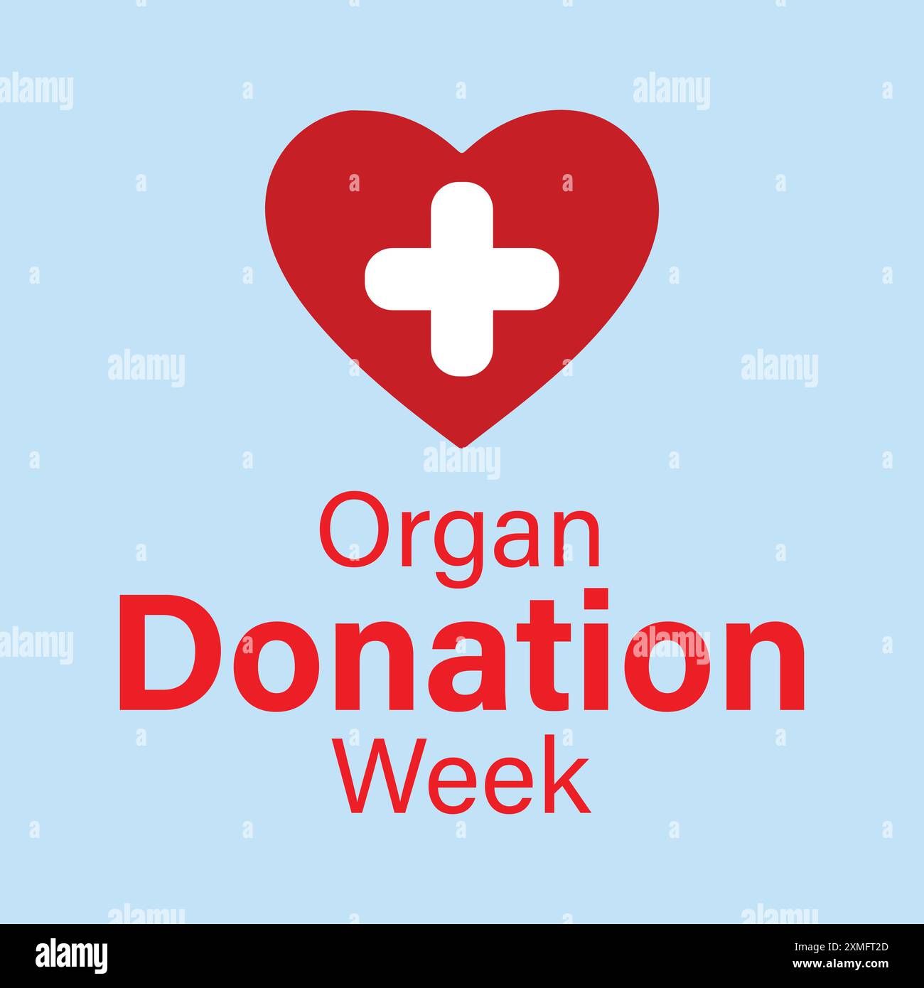 Organ donation week vector design and artwork. 2nd September. National ...