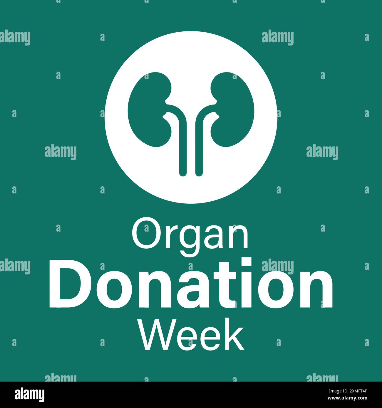 Organ donation week vector design and artwork. 2nd September. National ...