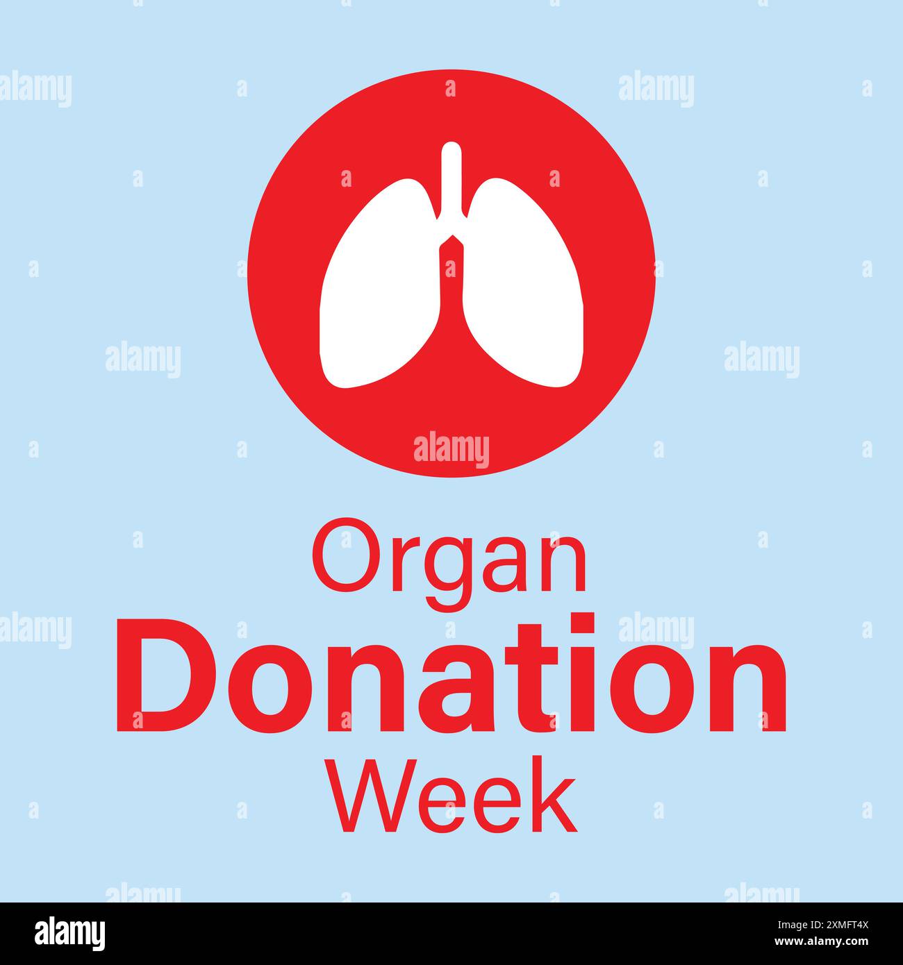 Organ donation week vector design and artwork. 2nd September. National ...