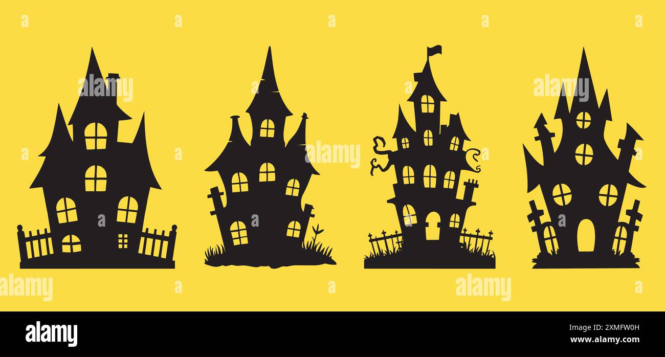 Haunted house houses hi-res stock photography and images - Alamy