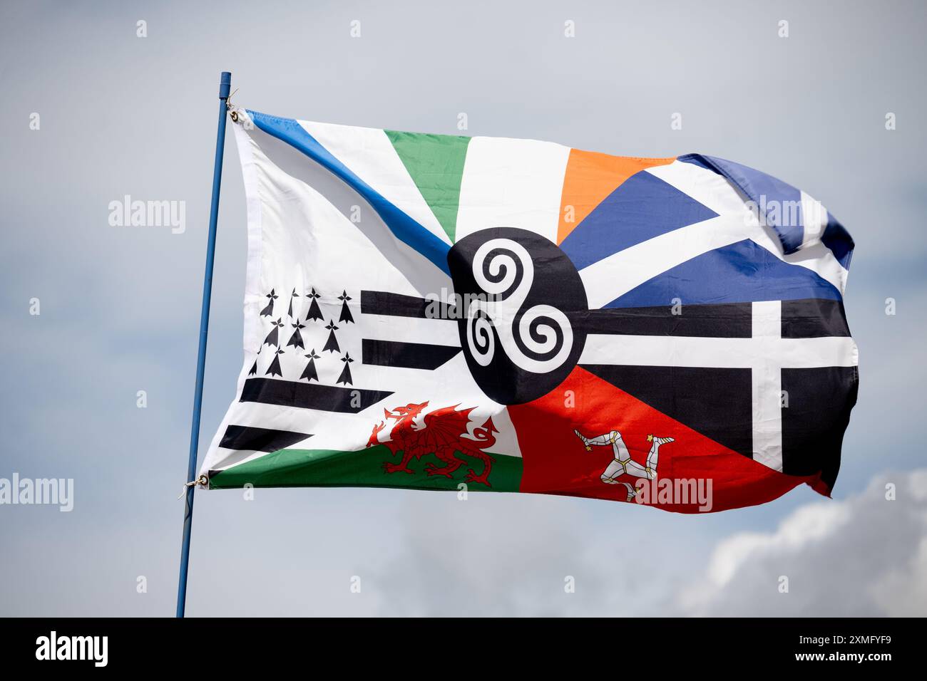Celtic nations flag Stock Photo - Alamy