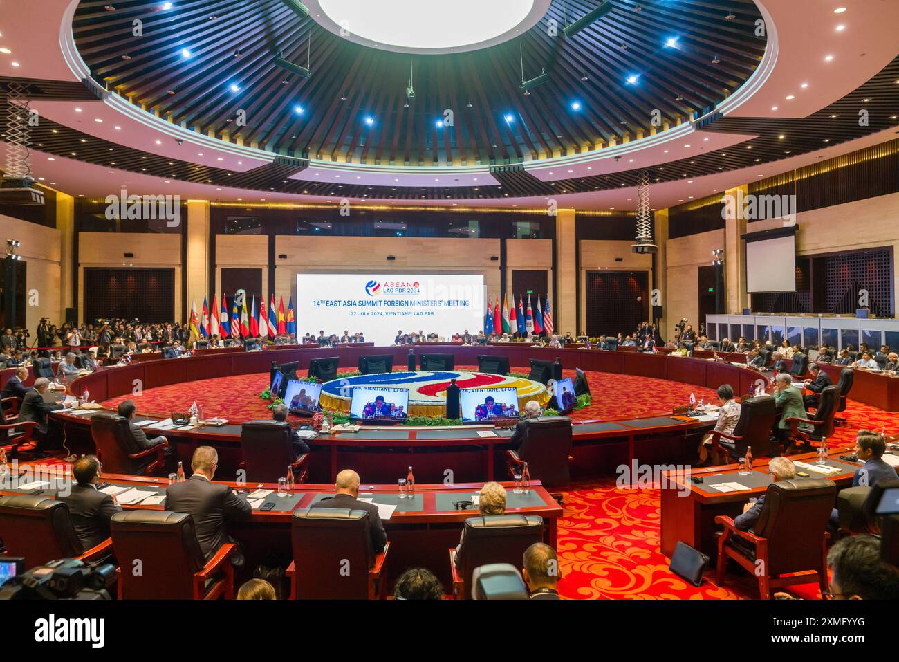 Vientiane, Laos. 27th July, 2024. The 14th East Asia Summit (EAS ...