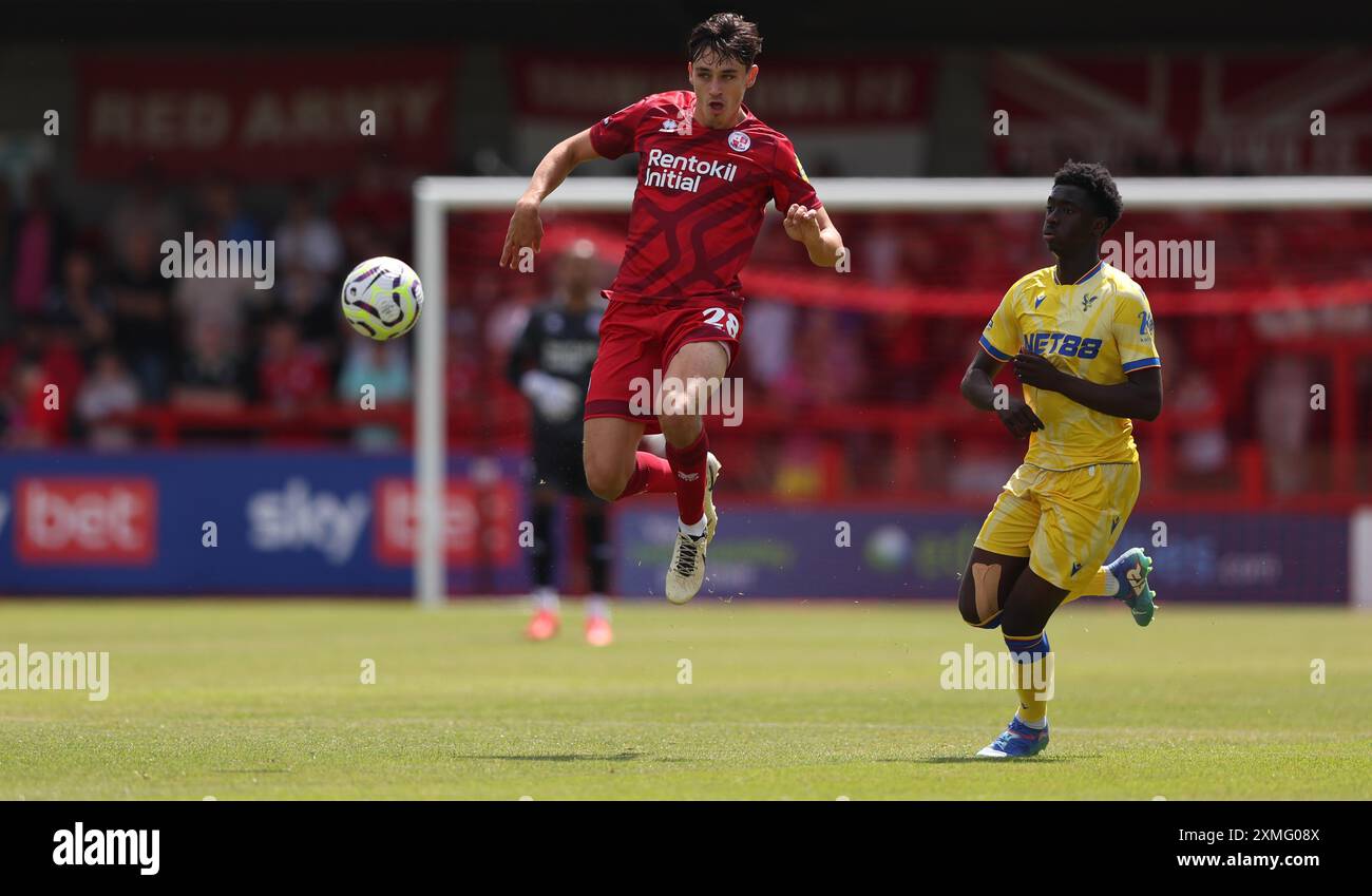Crawley Town's Josh Flint Stock Photo - Alamy