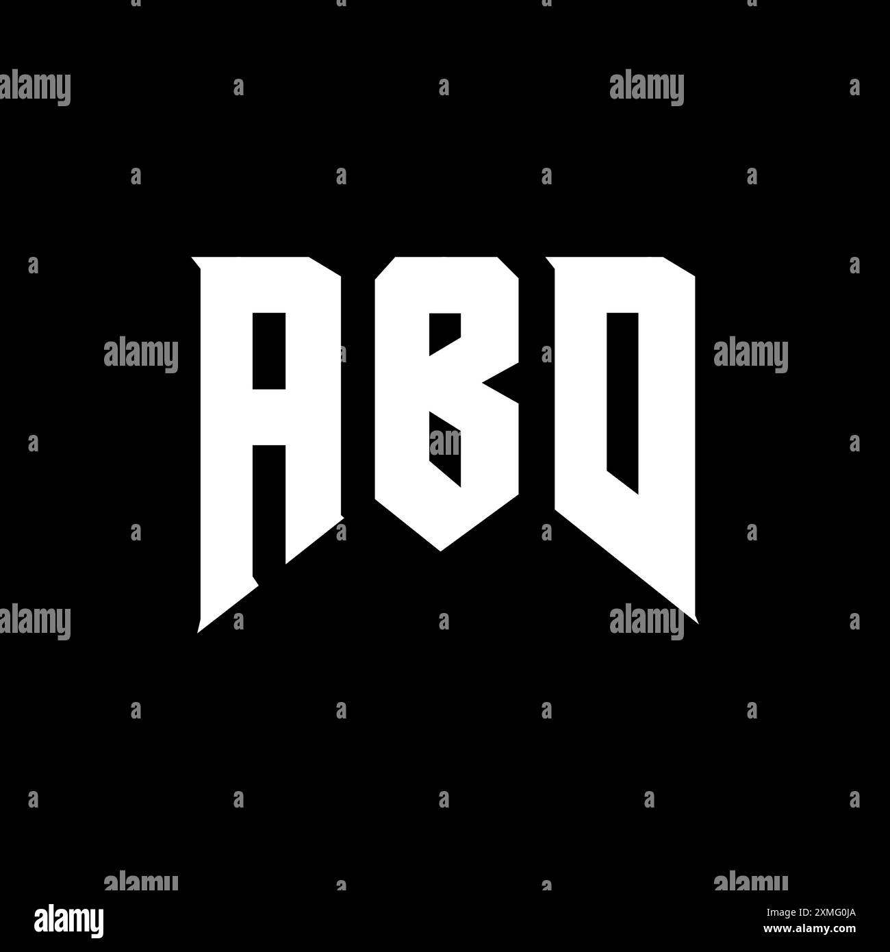 ABD letter logo design for technology company. ABD logo design black ...