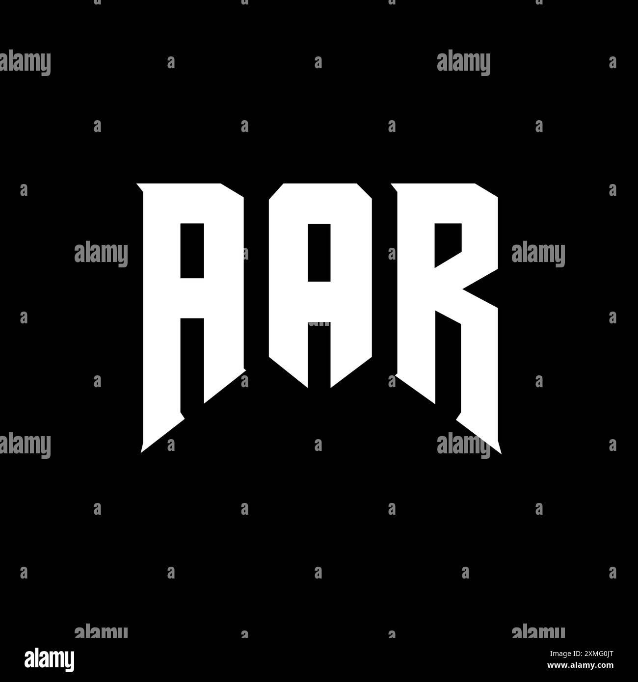AAR letter logo design for technology company. AAR logo design black ...