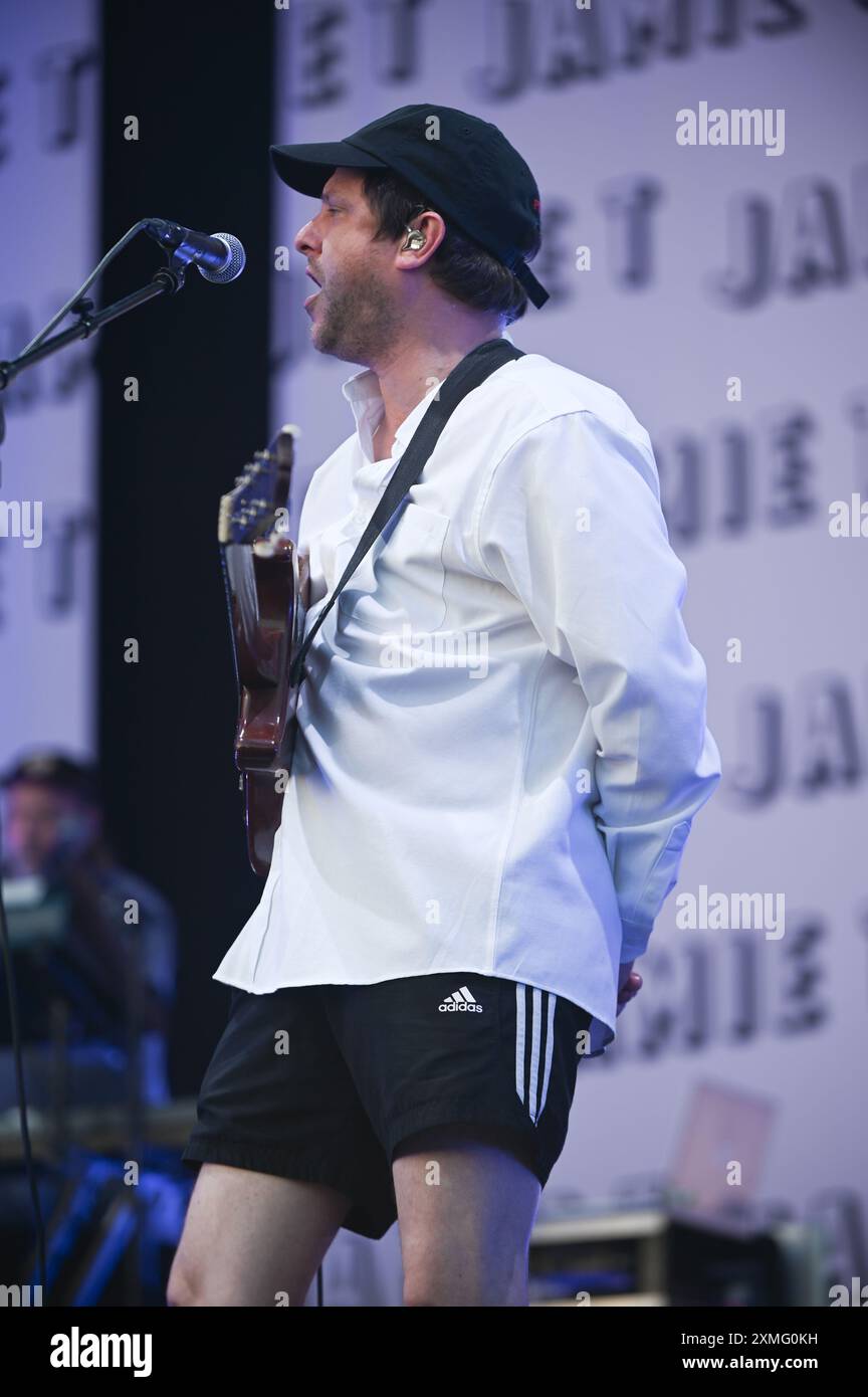 Jamie T Performing at Tramlines Festival 2024 , Sheffield, UK Stock ...