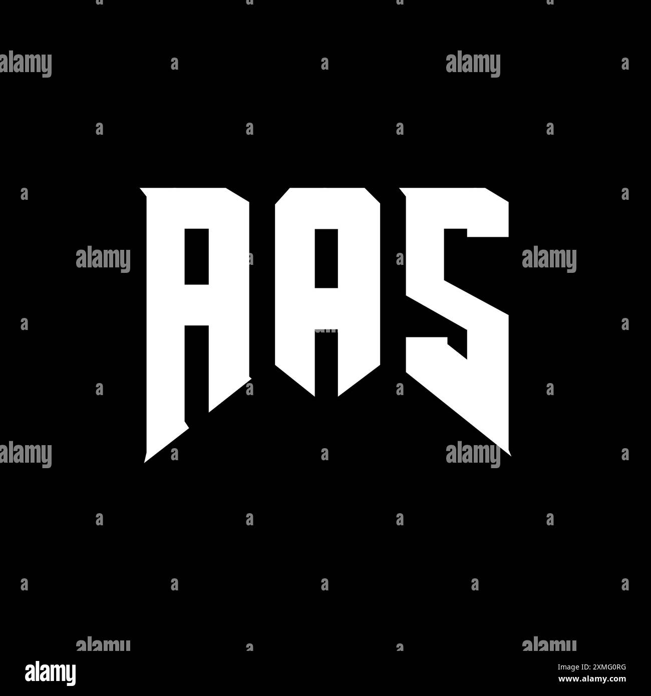 AAS letter logo design for technology company. AAS logo design black ...