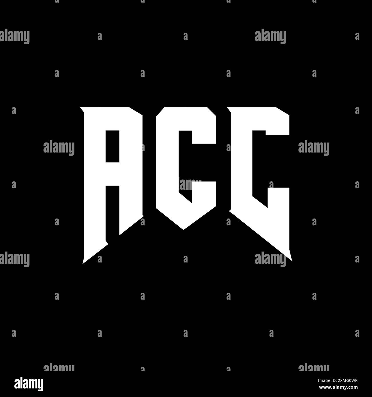 ACC letter logo design for technology company. ACC logo design black ...