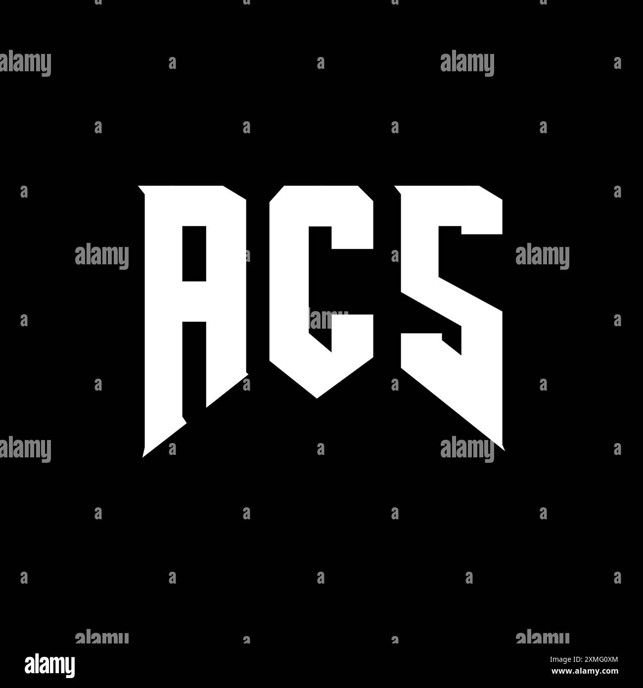 ACS letter logo design for technology company. ACS logo design black ...