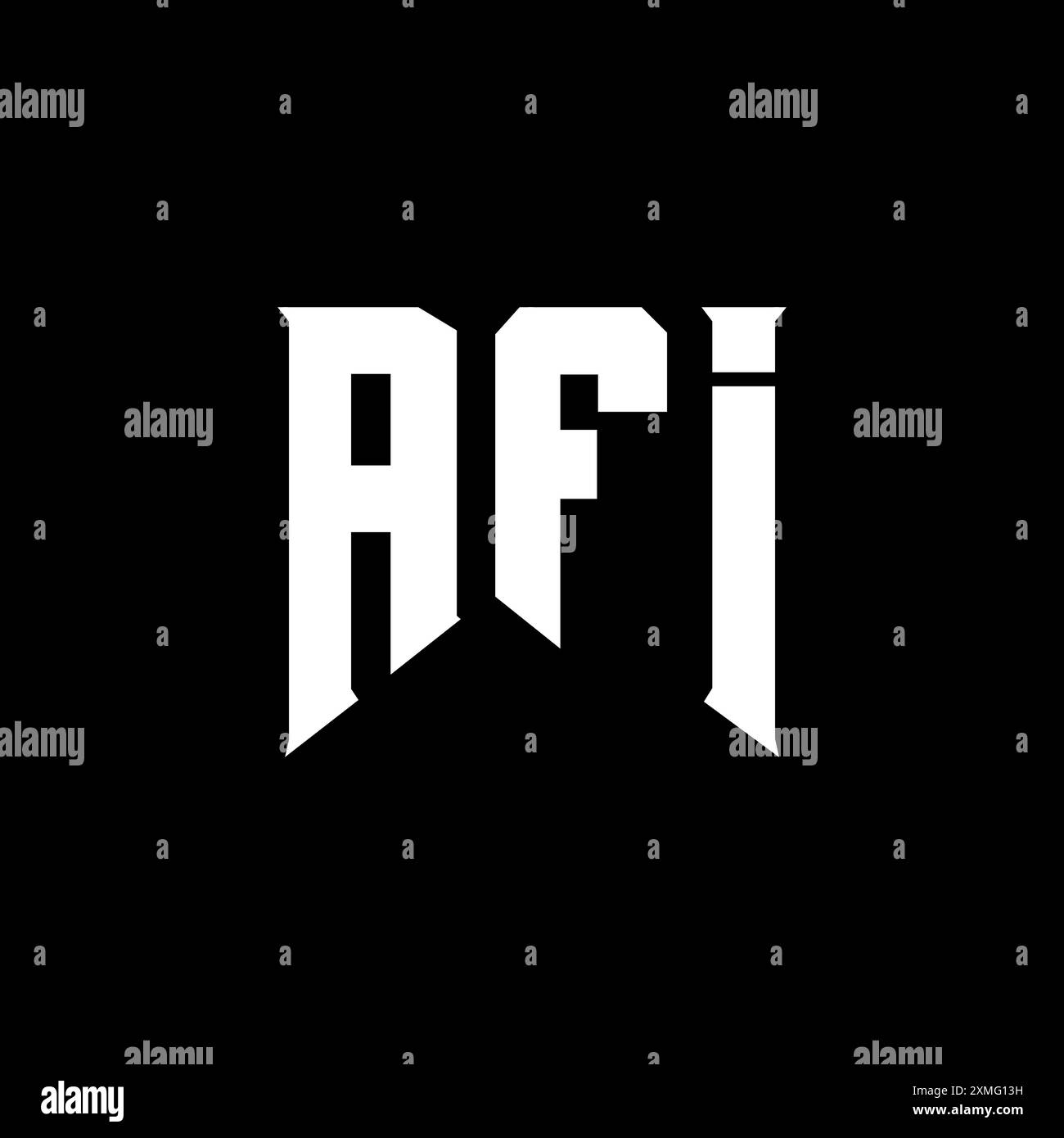 AFI letter logo design for technology company. AFI logo design black ...