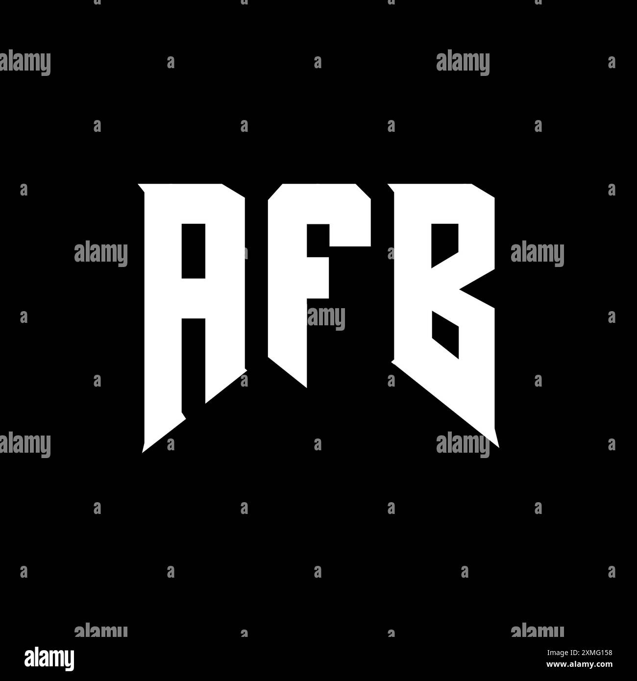 AFB letter logo design for technology company. AFB logo design black ...