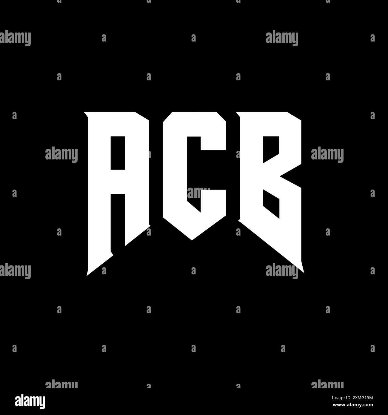 ACB letter logo design for technology company. ACB logo design black ...