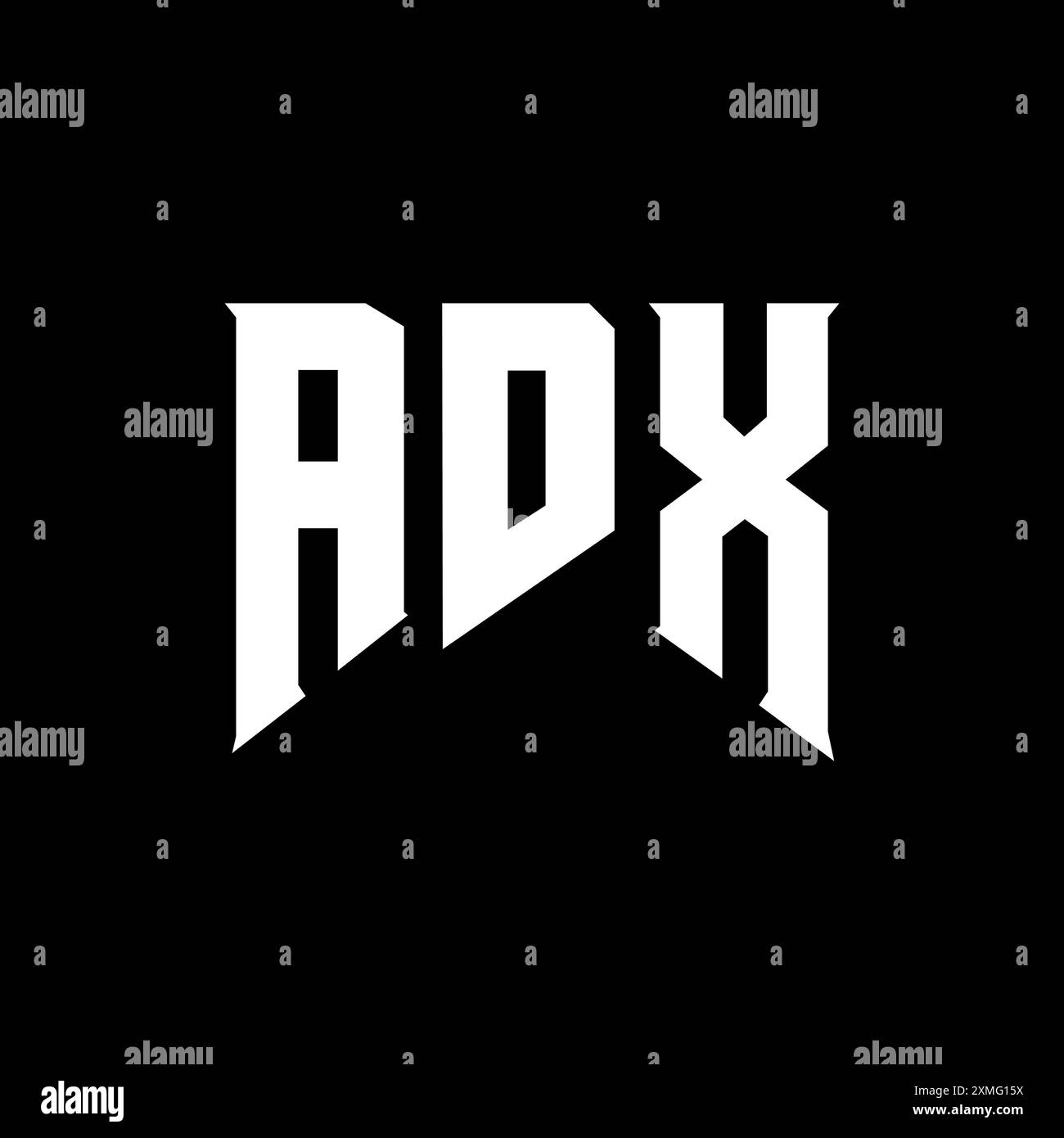 ADX letter logo design for technology company. ADX logo design black ...