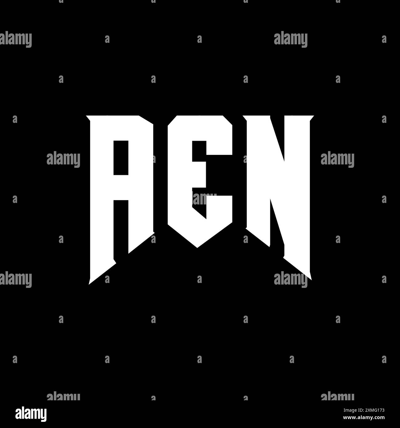 Aen logo design Stock Vector Images - Alamy