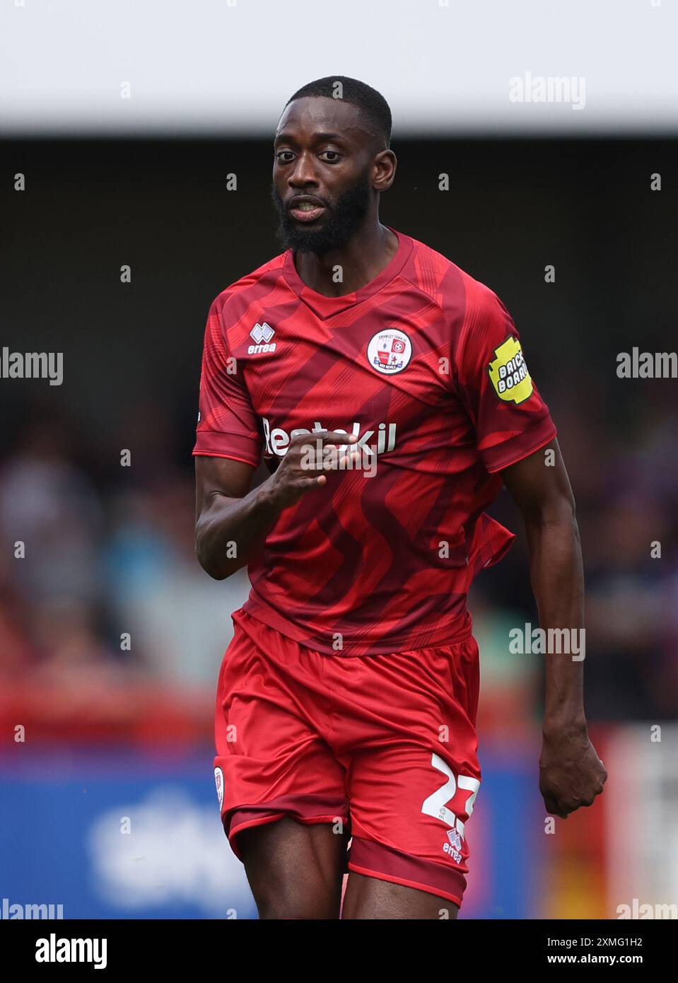 Crawley Town's Muhammadu Faal Stock Photo - Alamy