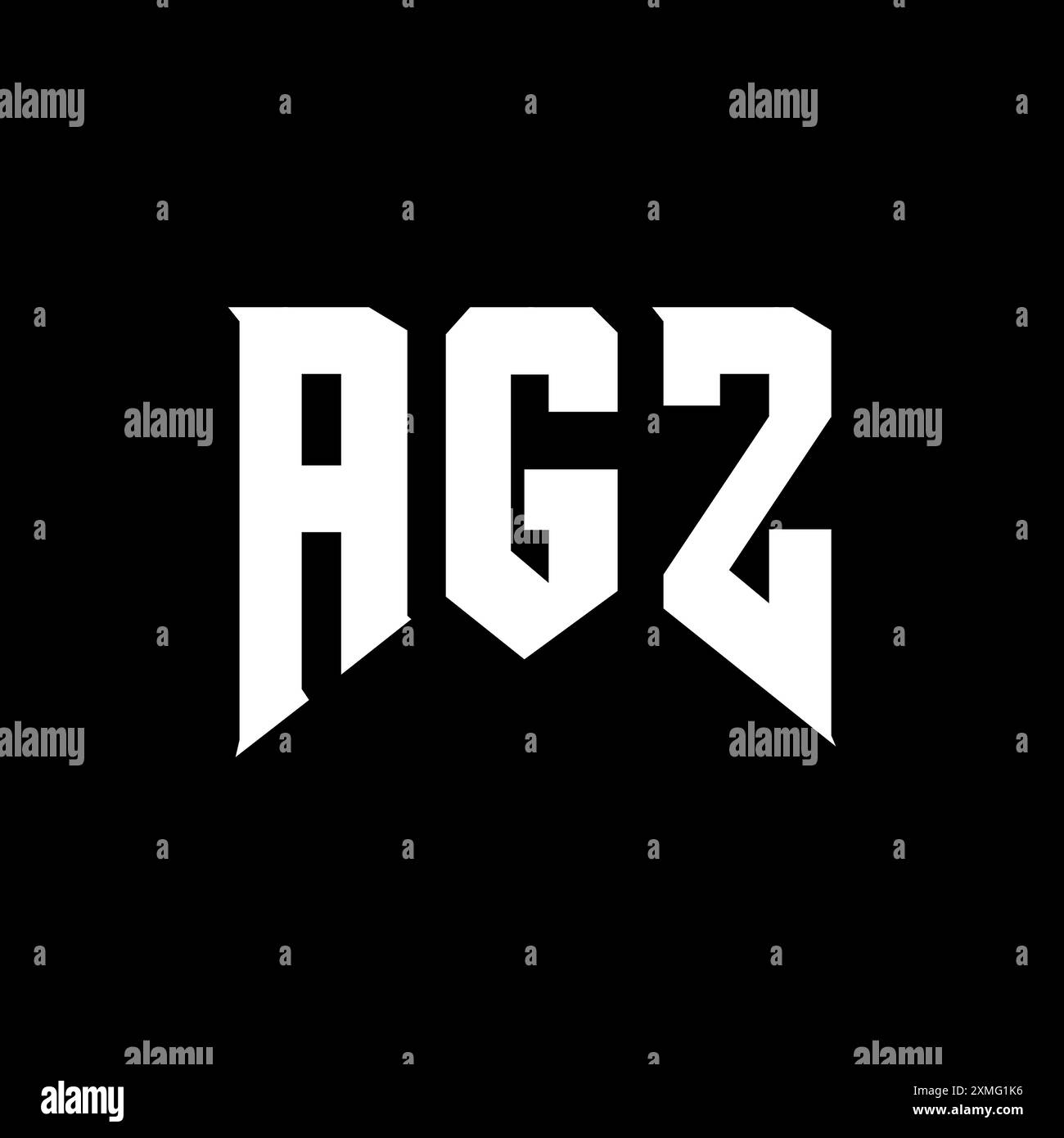 Agz logo design hi-res stock photography and images - Alamy