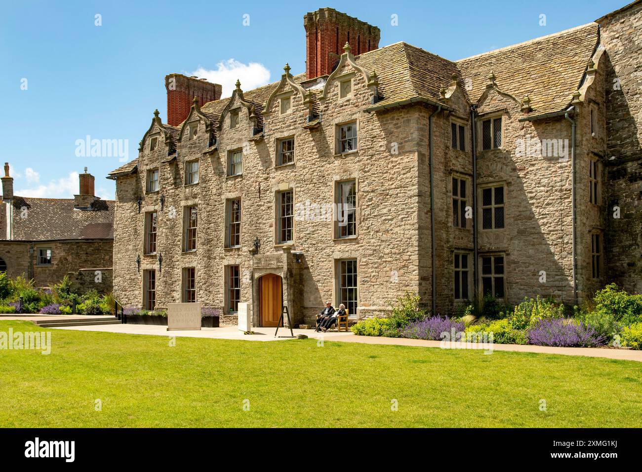 Hay Castle, Hay-on-Wye, Powys, Wales Stock Photo - Alamy