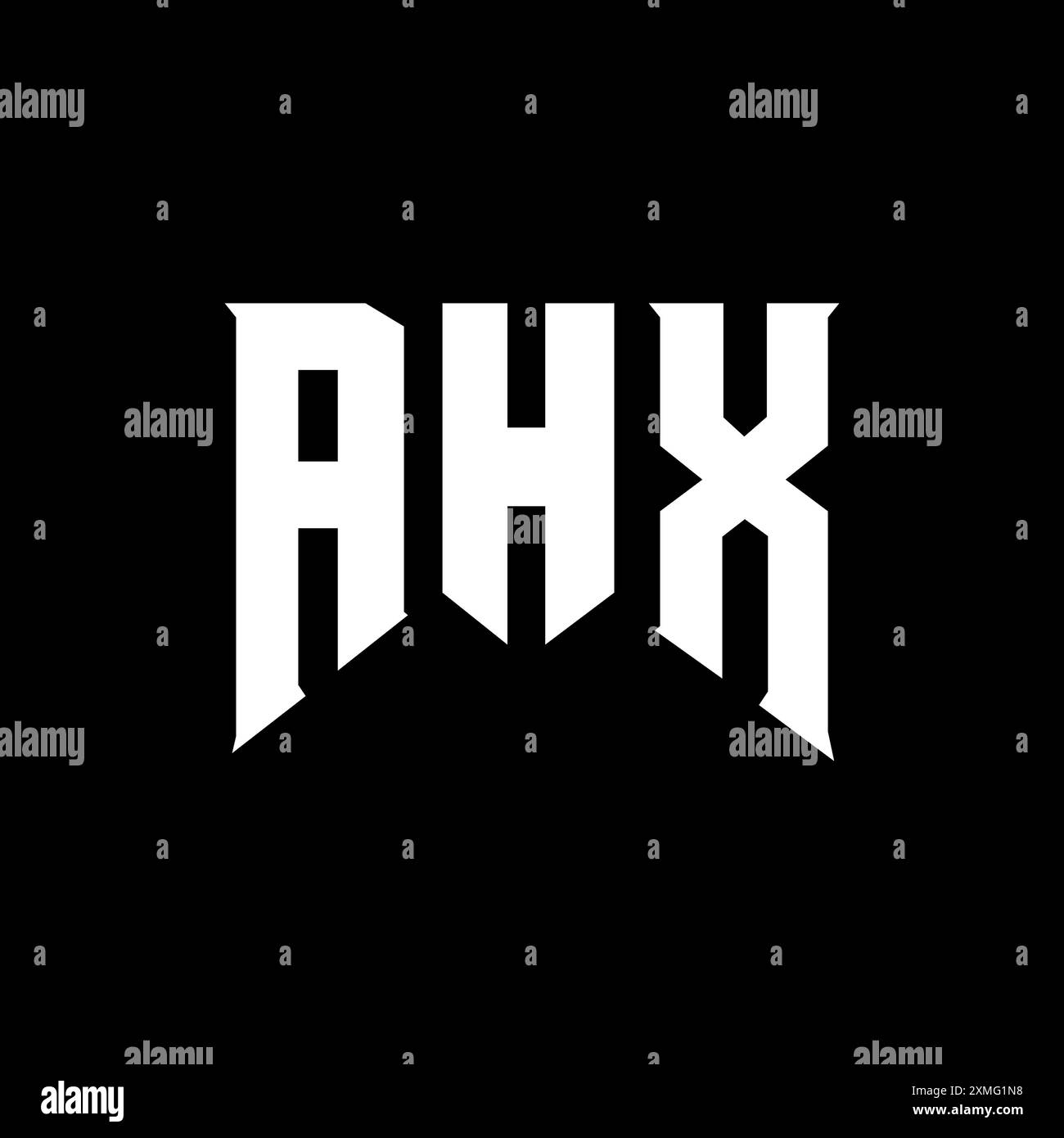 Ahx logo design hi-res stock photography and images - Alamy