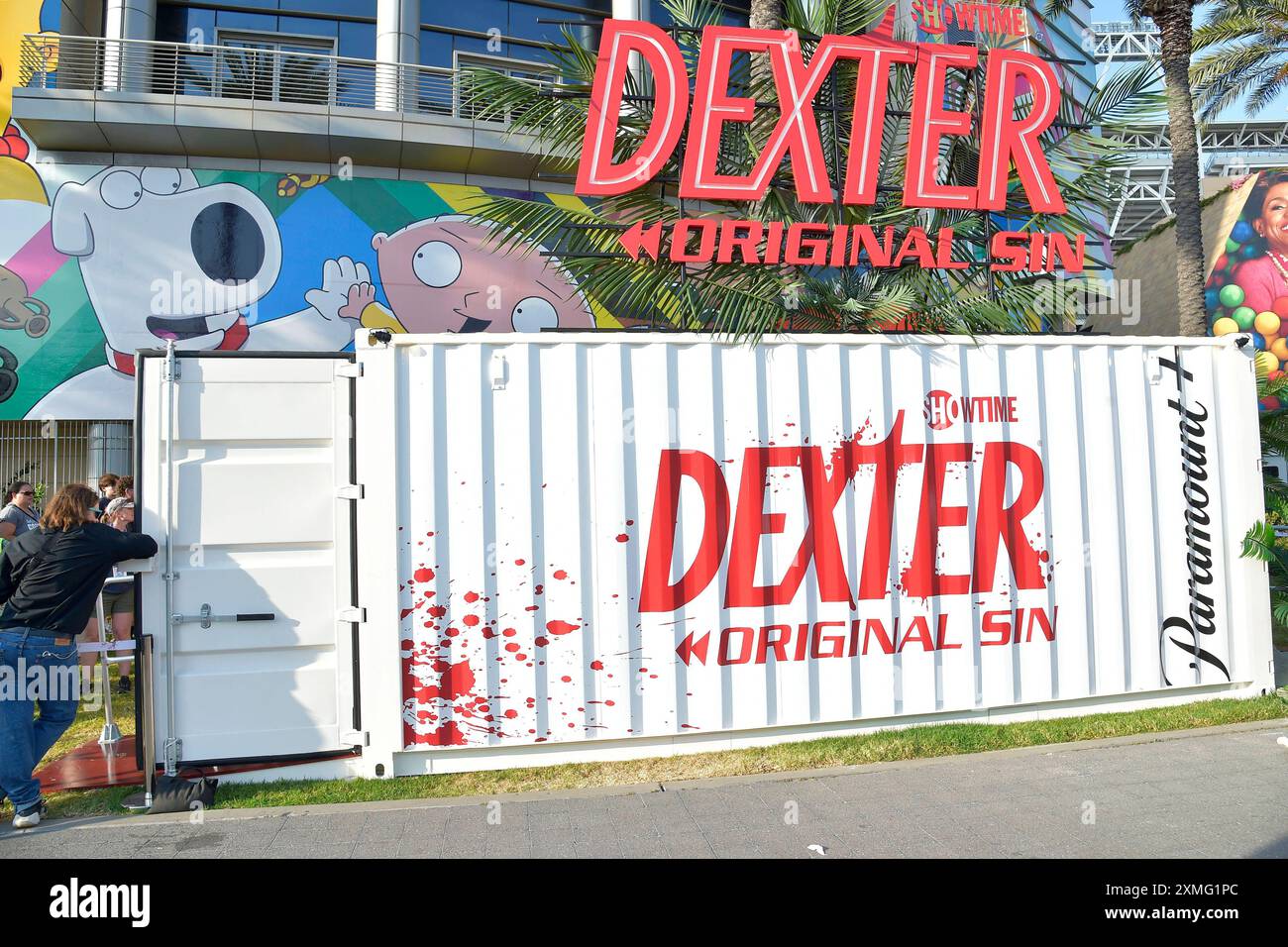 Promotion zur Showtime TV-Serie Dexter: Original Sin auf der San Diego ...