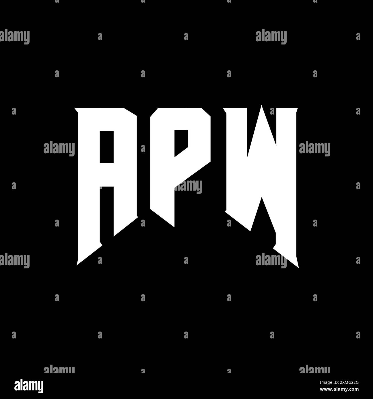 Apw logo design hi-res stock photography and images - Alamy