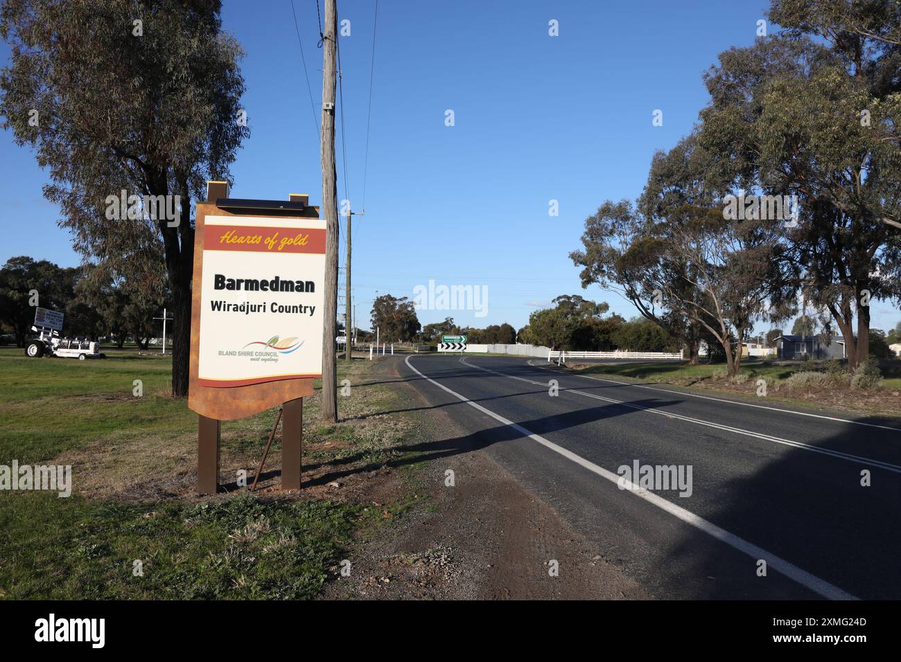 Barmedman, Wiradjuri Country, Bland Shire, NSW, Australia Stock Photo ...