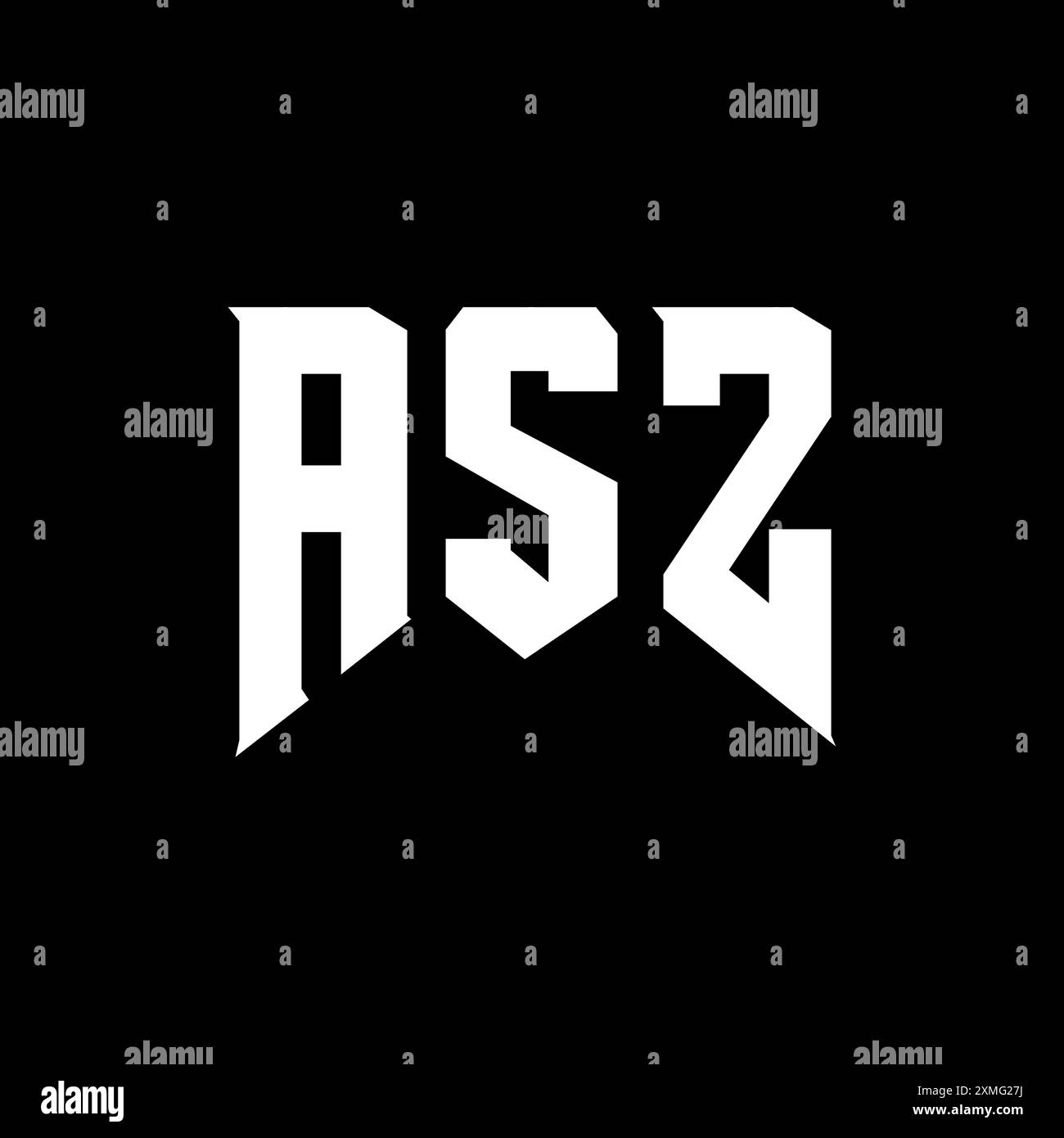 Asz technology logo Black and White Stock Photos & Images - Alamy