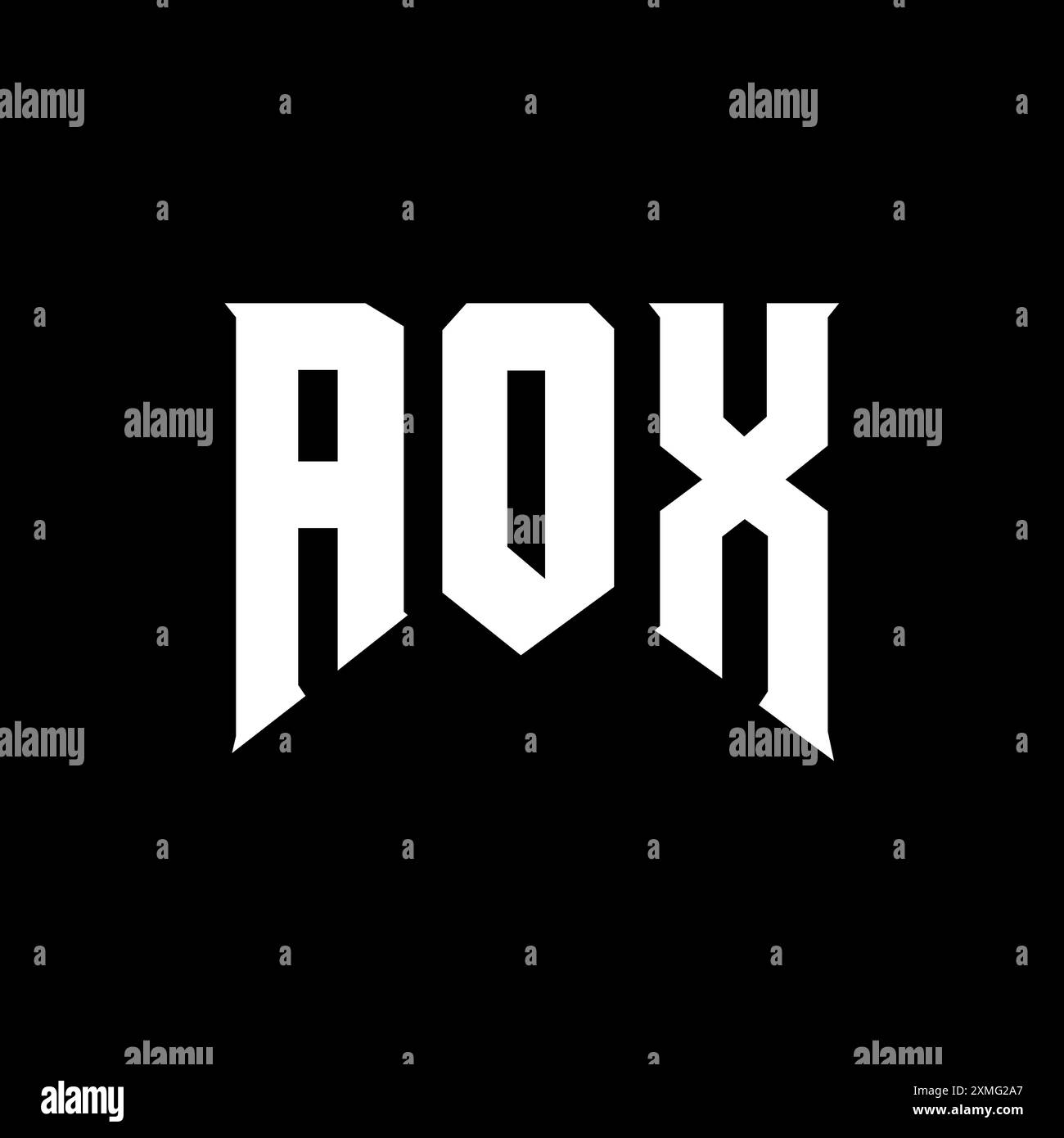 Aox logo design hi-res stock photography and images - Alamy