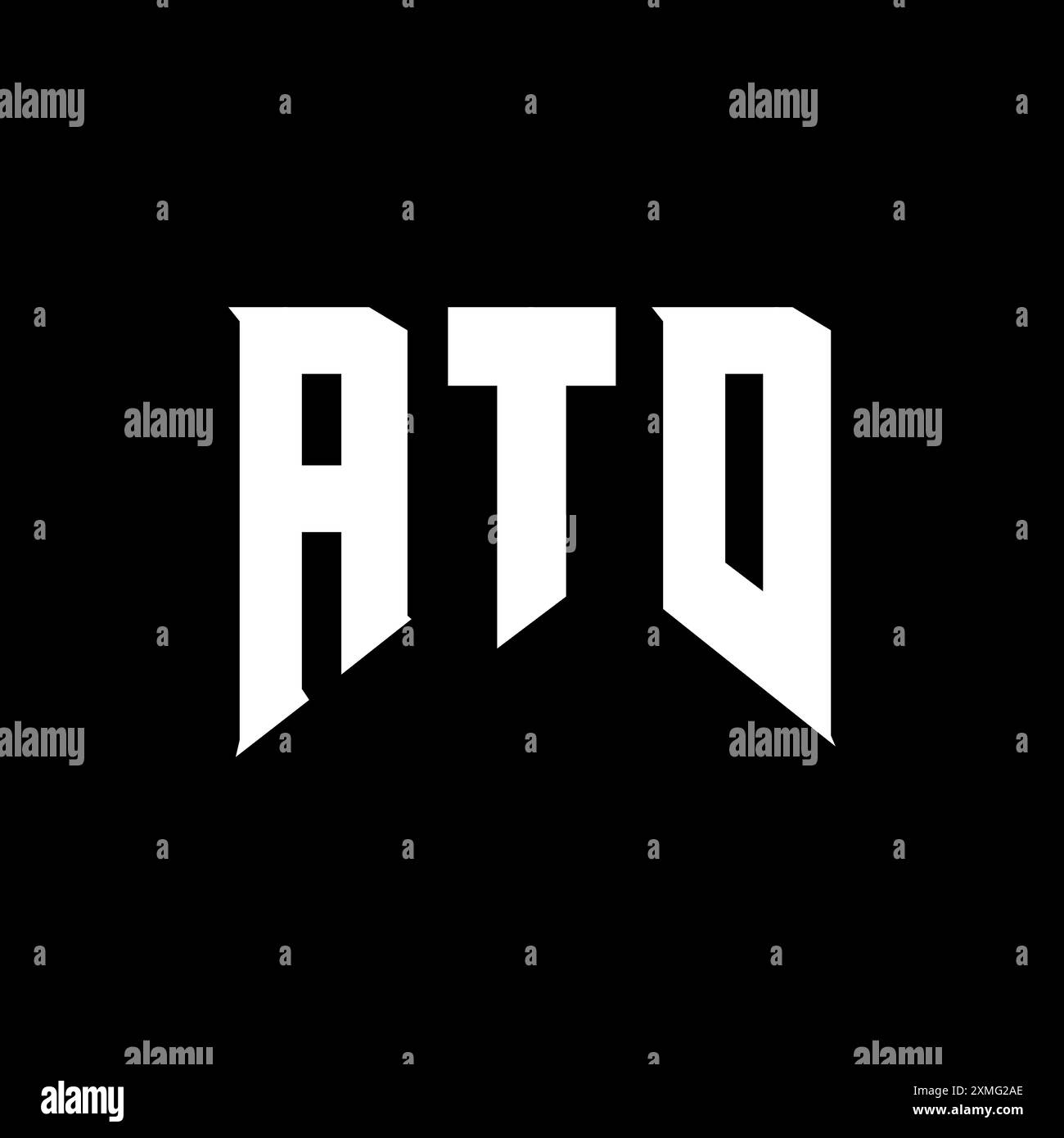 ATD letter logo design for technology company. ATD logo design black ...
