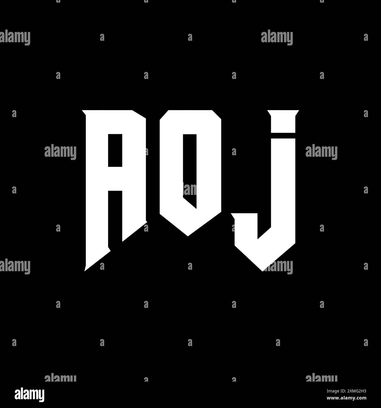Aoj logo design hi-res stock photography and images - Alamy