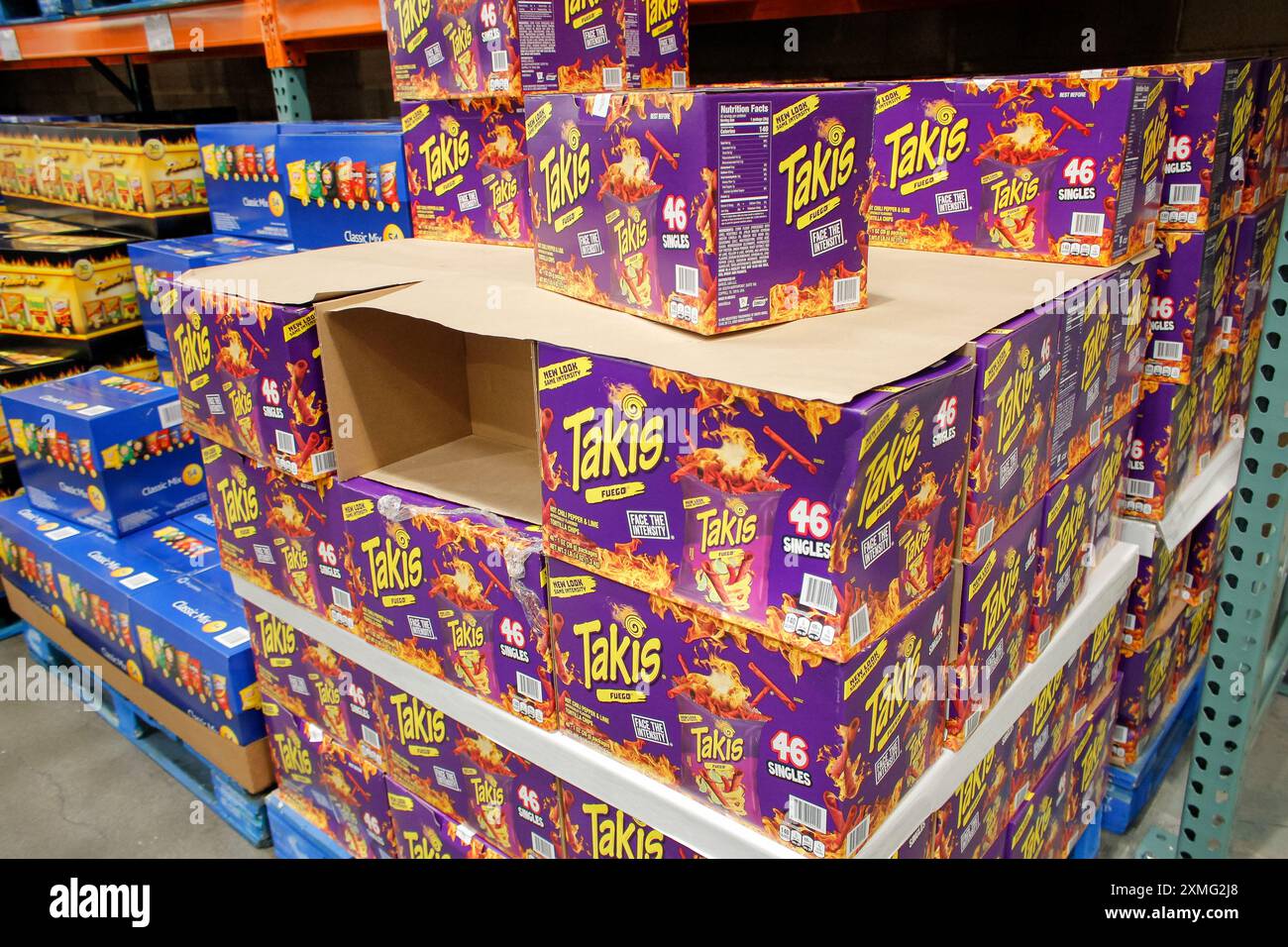 Los Angeles, California, United States - 04-06-2021: A view of several ...