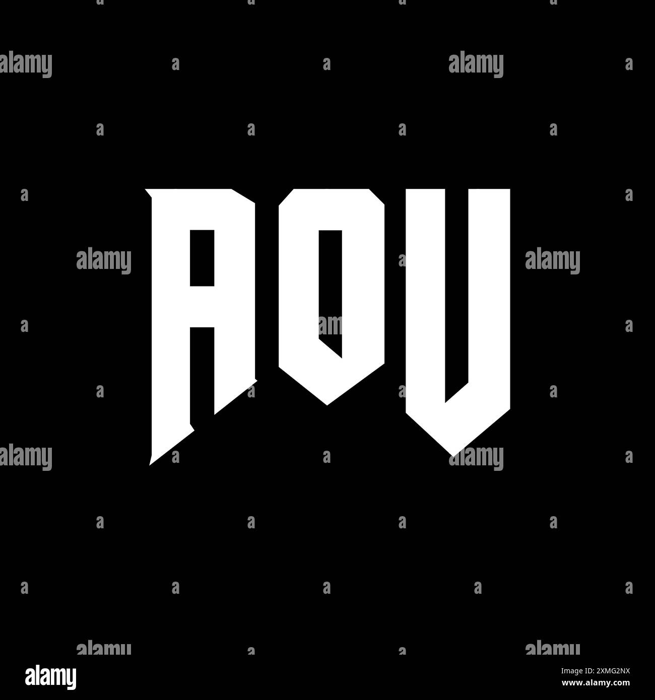 Aou logo design hi-res stock photography and images - Alamy