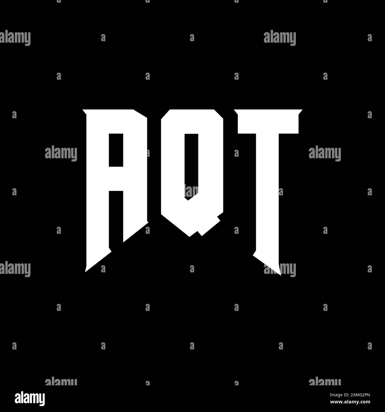 Aqt logo design hi-res stock photography and images - Alamy