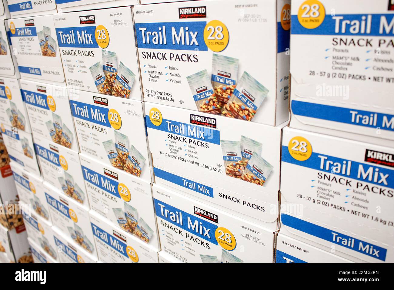 Los Angeles, California, United States - 09-01-2020: A view of several ...