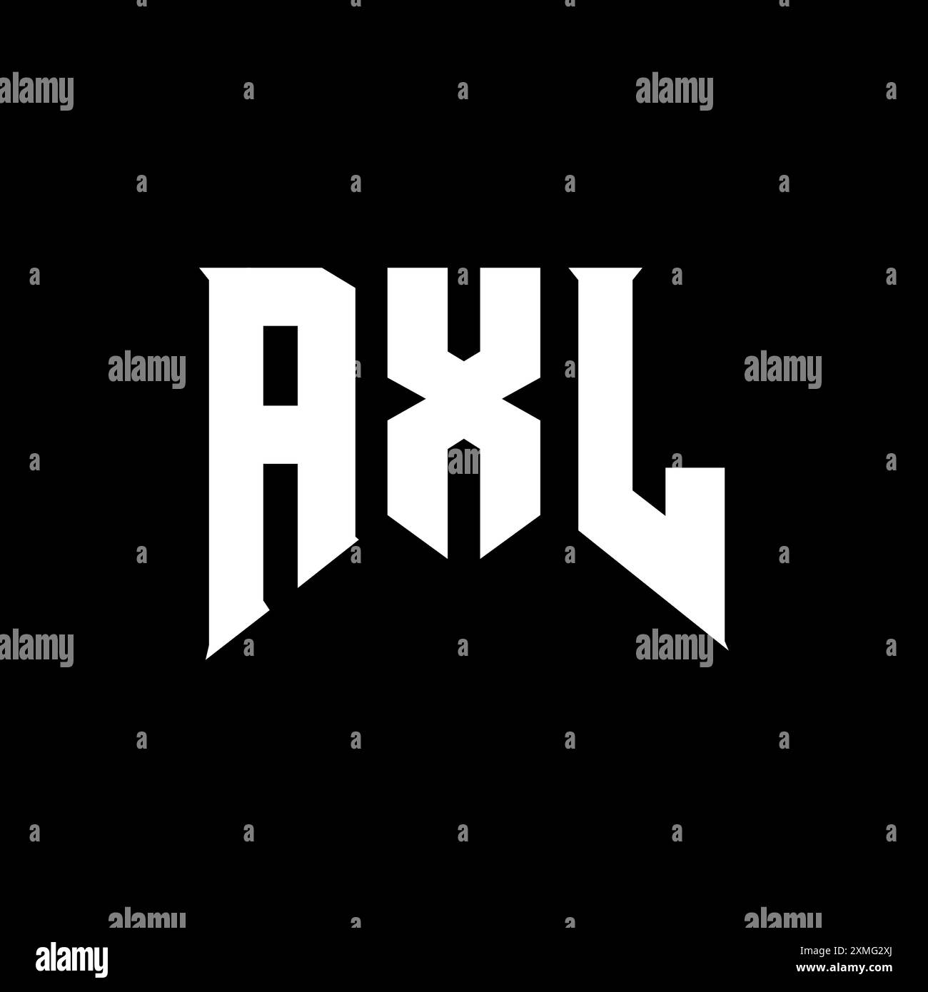 AXL letter logo design for technology company. AXL logo design black ...
