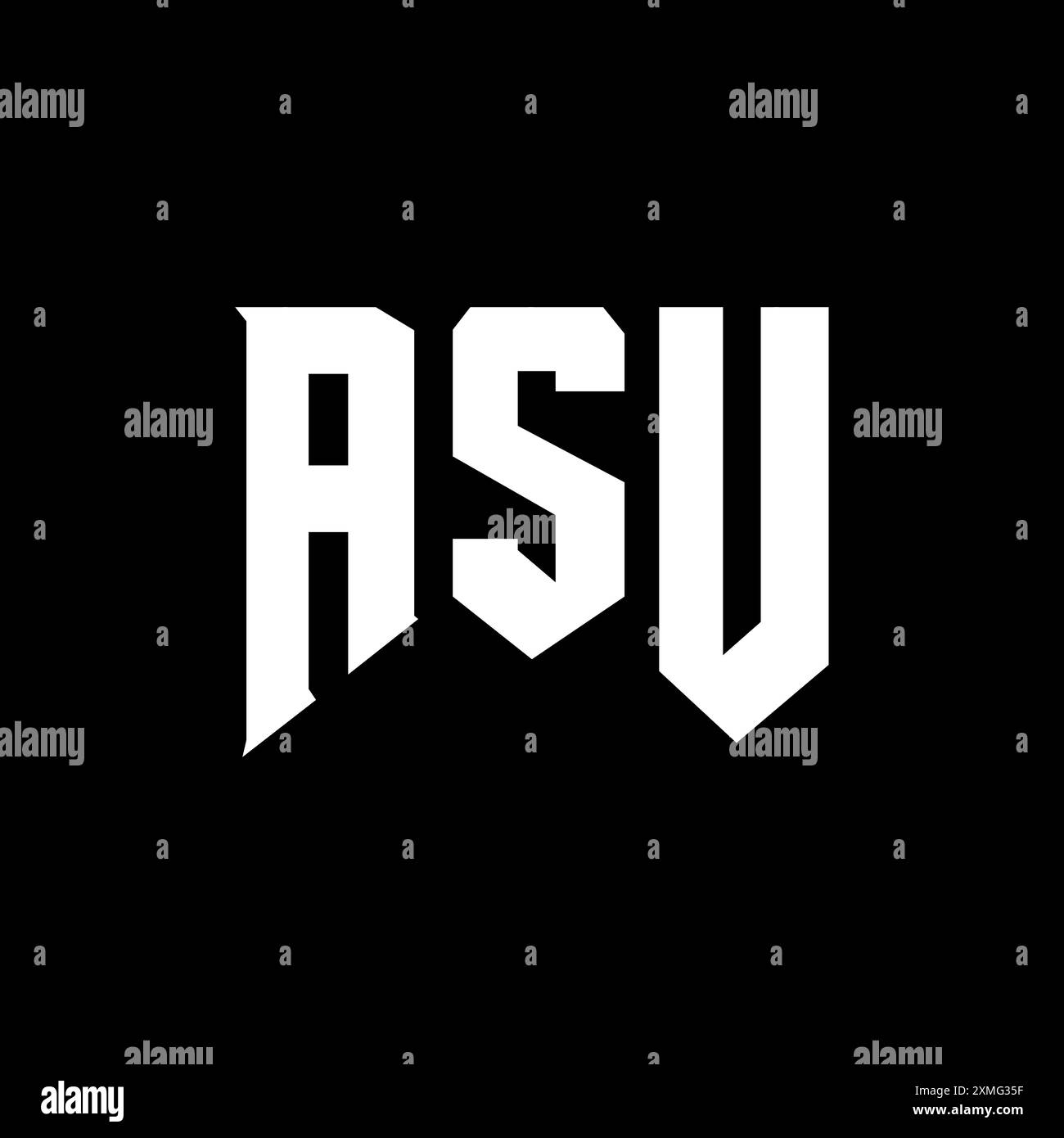 Asu logo design hi-res stock photography and images - Alamy