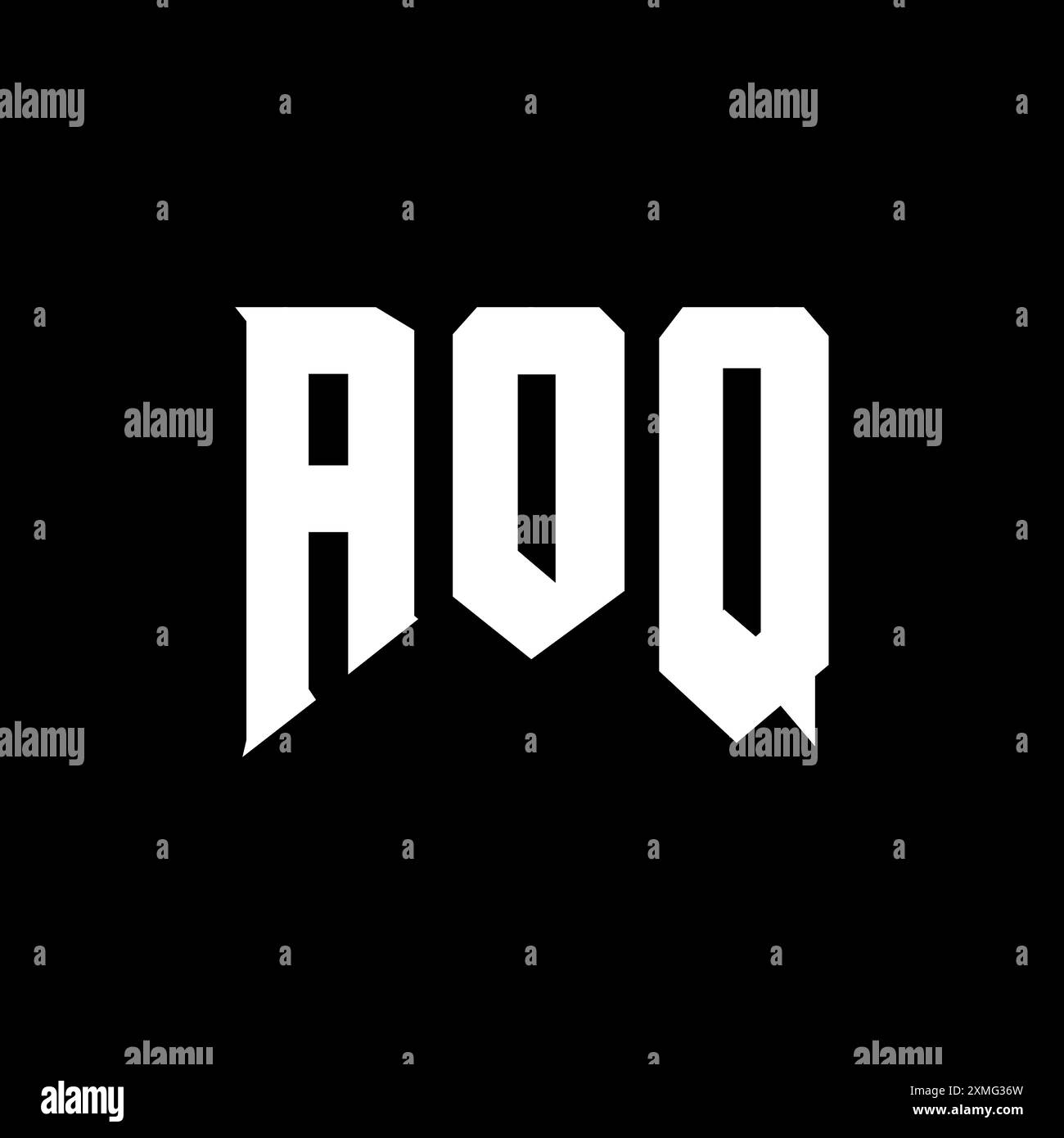 Aoq logo design hi-res stock photography and images - Alamy