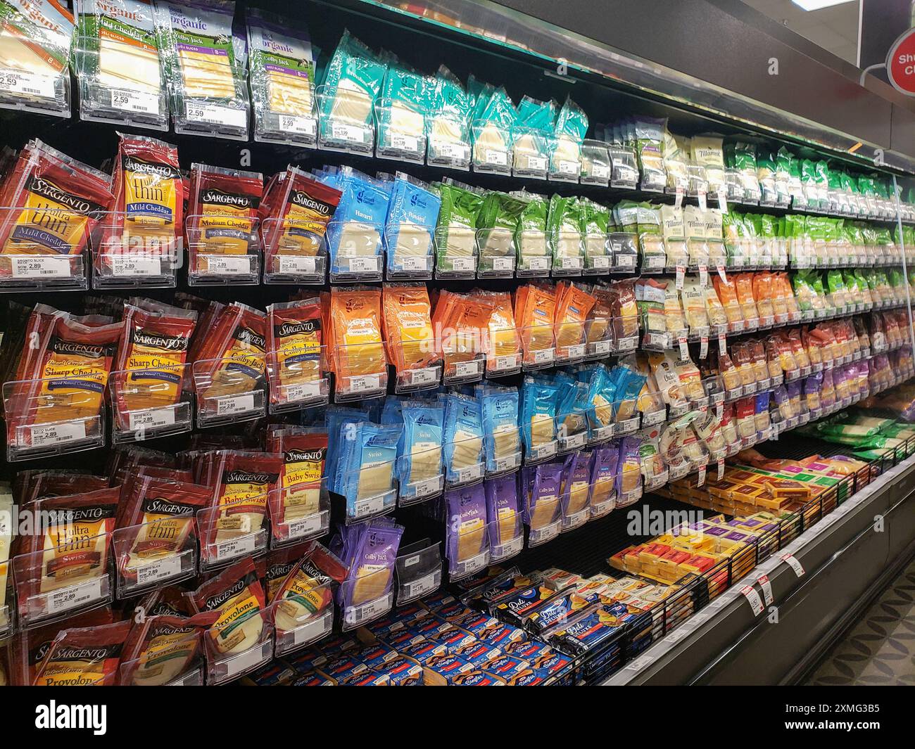 Los Angeles, California, United States - 02-01-2023: A view of several ...