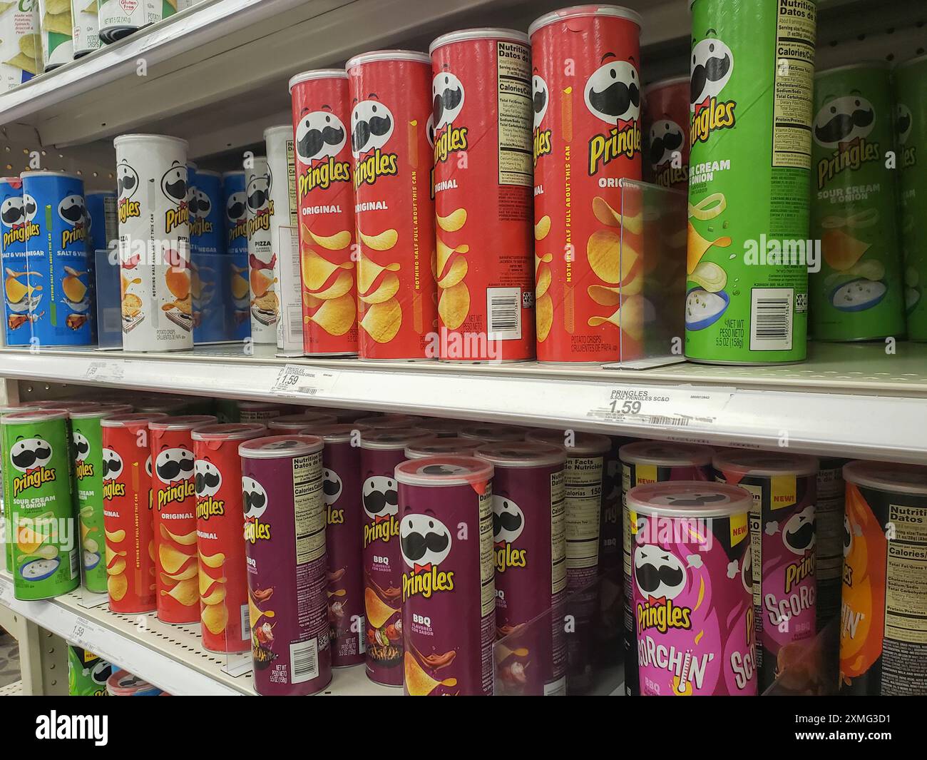 Los Angeles, California, United States - 04-26-2021: A view of several ...