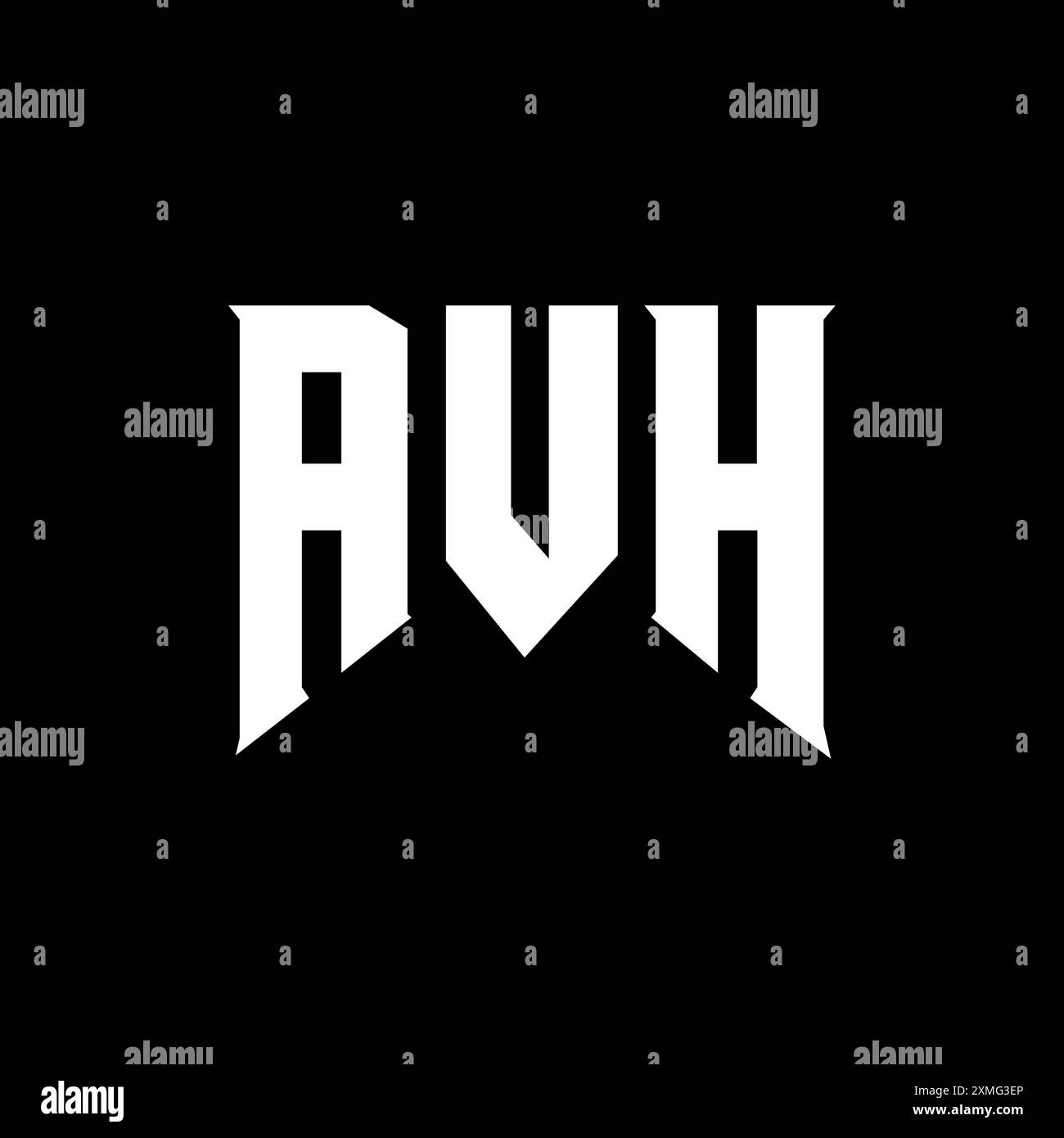 Avh logo design Black and White Stock Photos & Images - Alamy