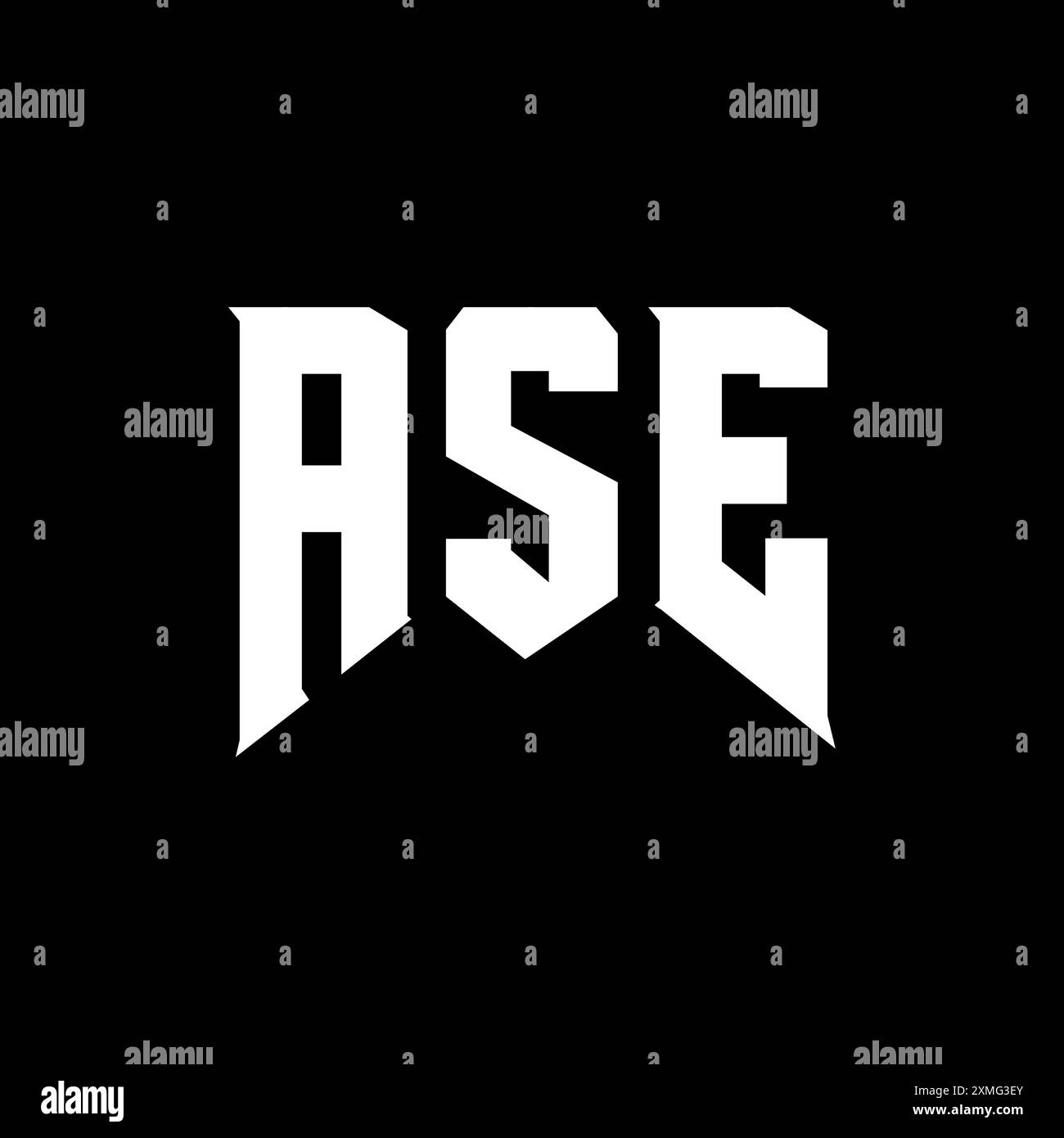 ASE letter logo design for technology company. ASE logo design black ...