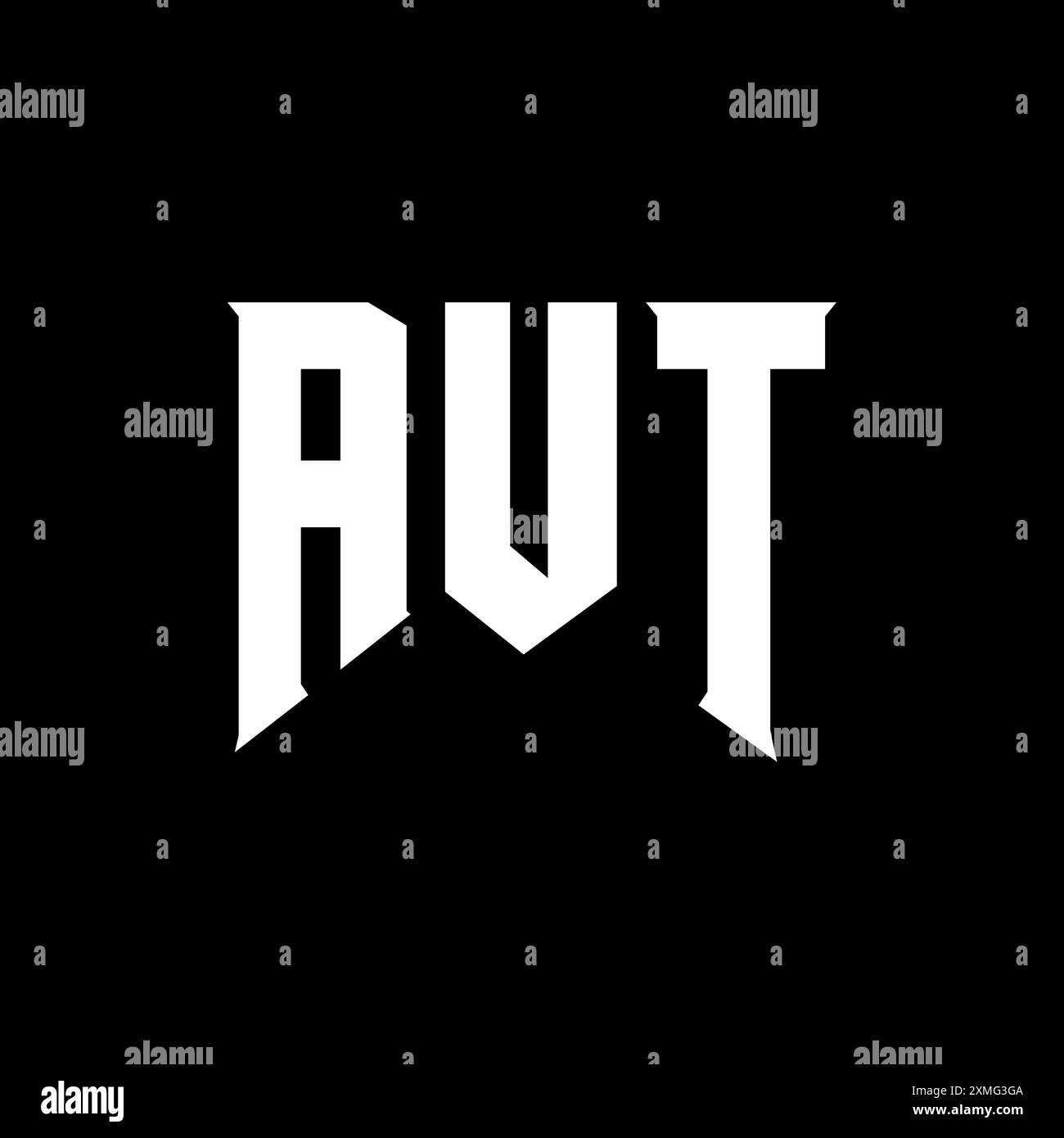 AUT letter logo design for technology company. AUT logo design black ...