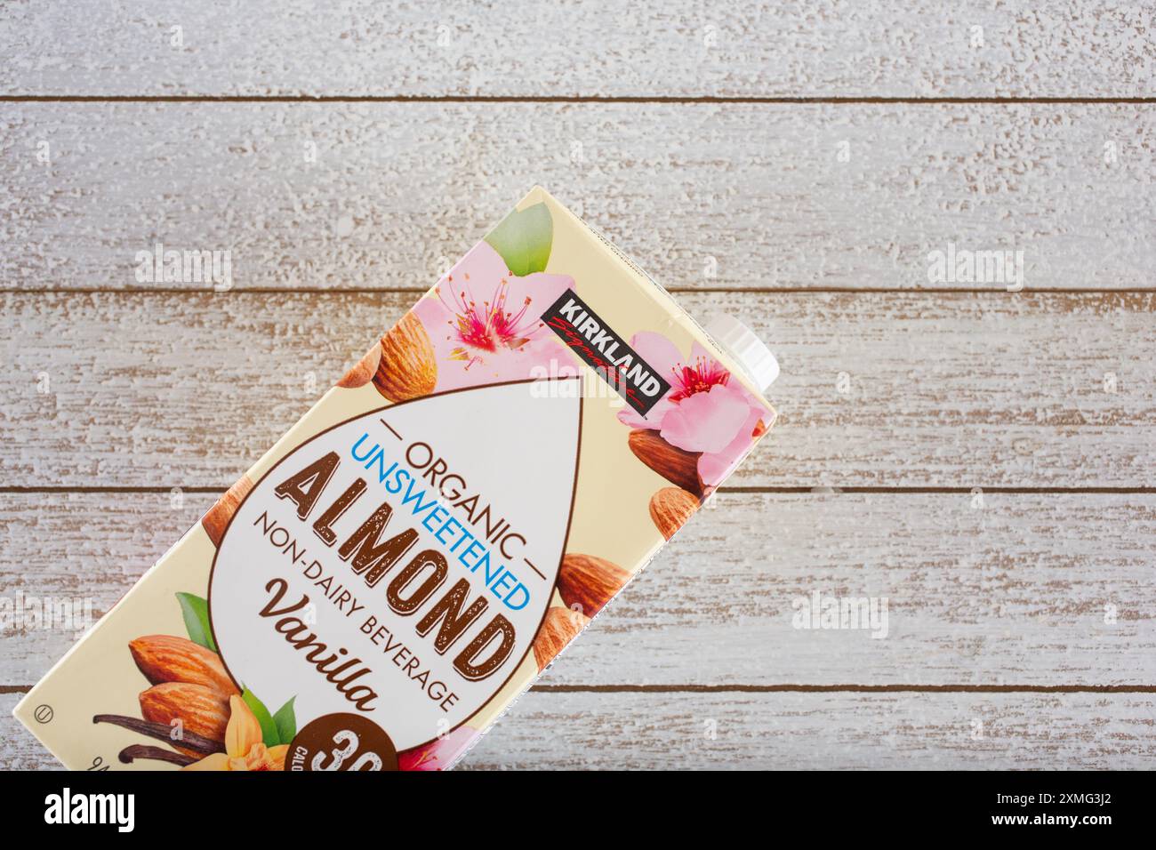 Almond milk carton hi-res stock photography and images - Alamy
